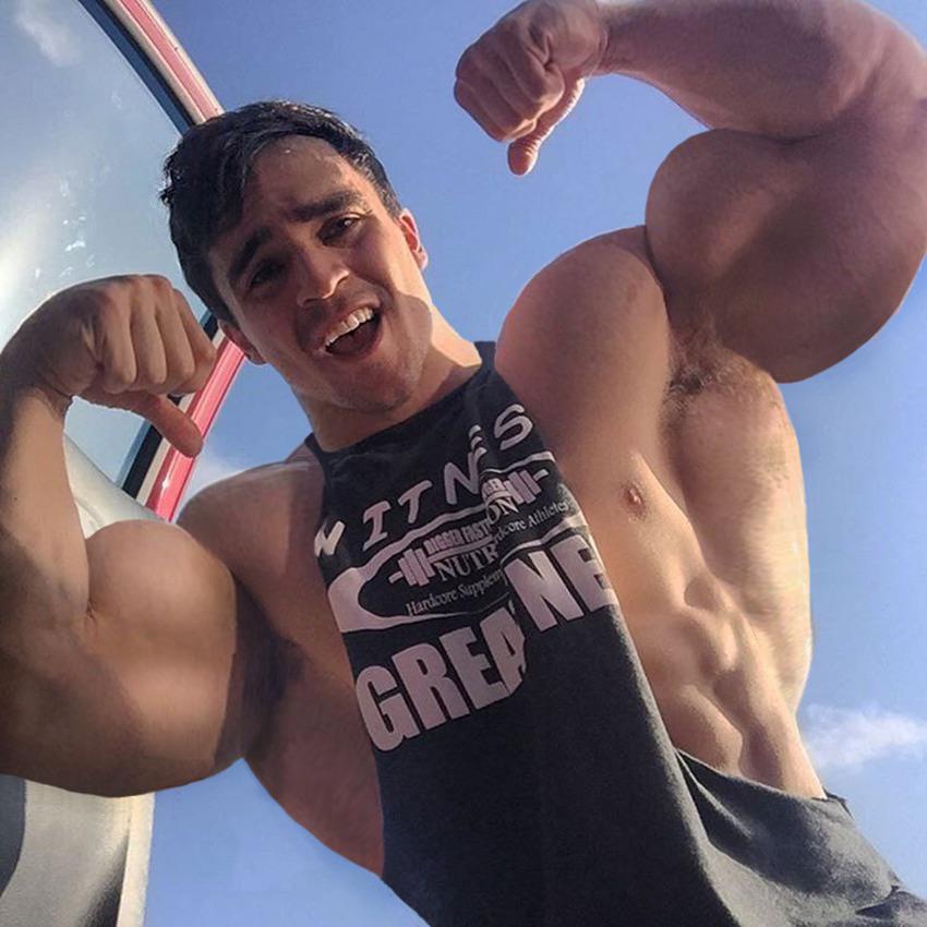 Muscle in hot cut off top” ... | Scrolller