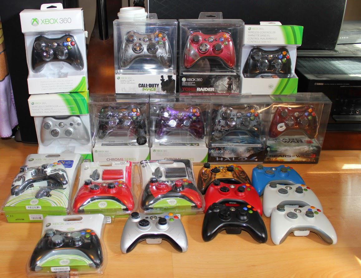 My 360 controller collection | Scrolller