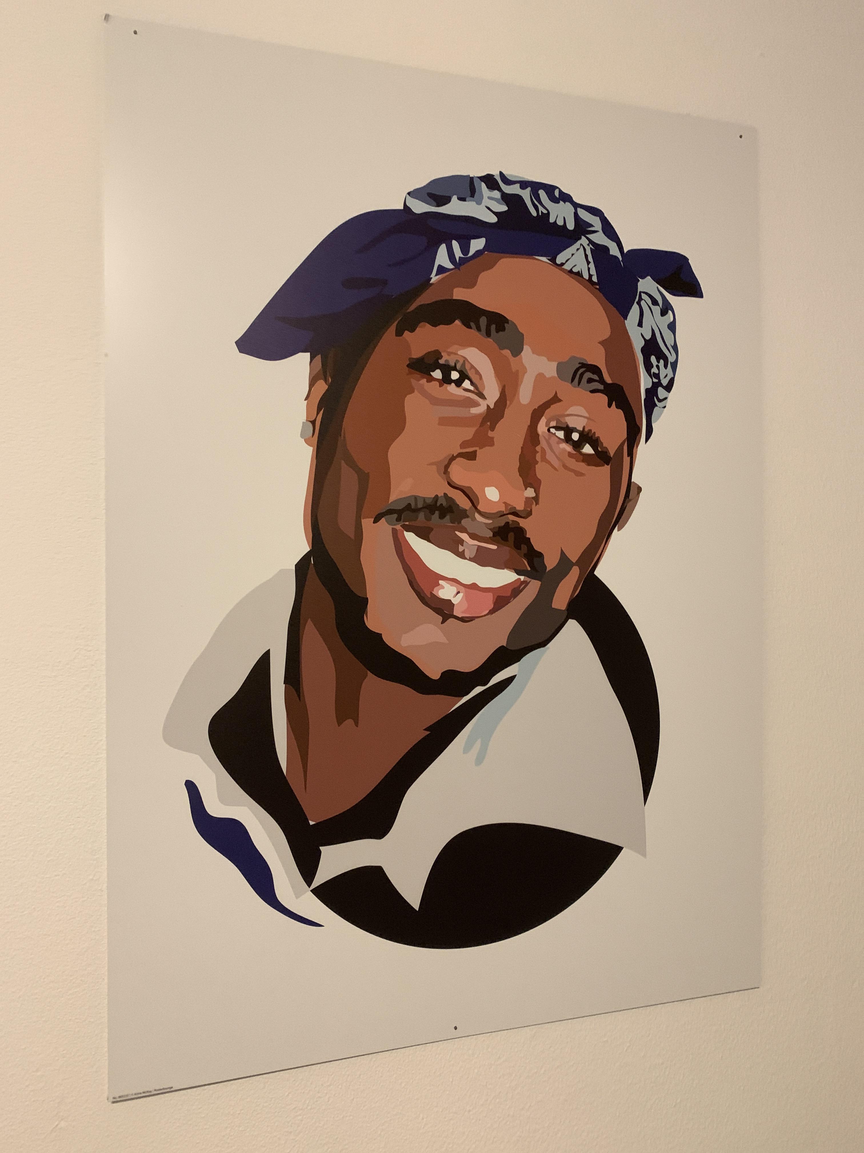 My aluminium Tupac poster | Scrolller