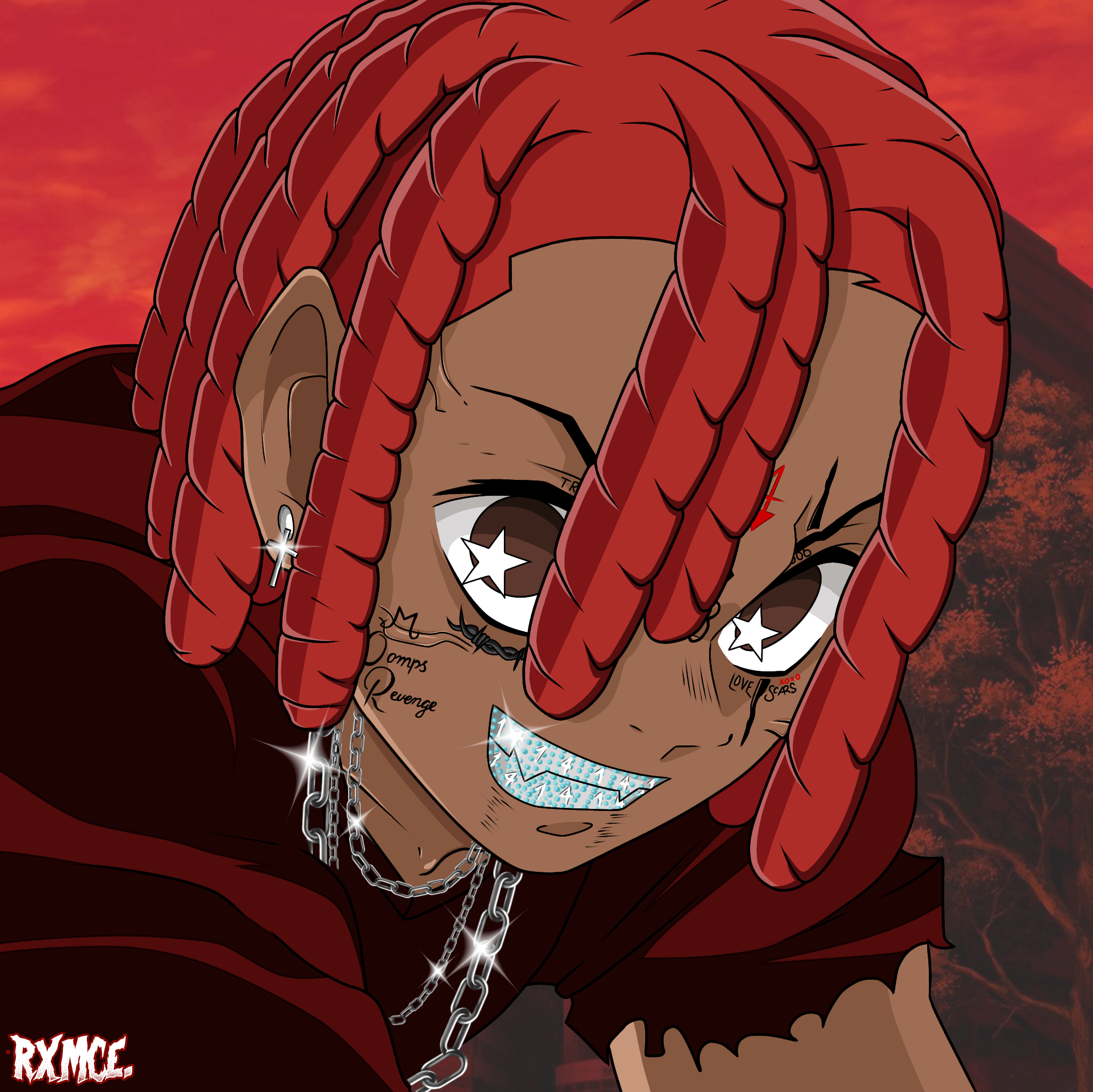 My art of Trippie Redd 😈 | Scrolller