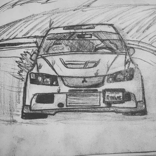 My attempt at a Mitsubishi Evo IX. | Scrolller