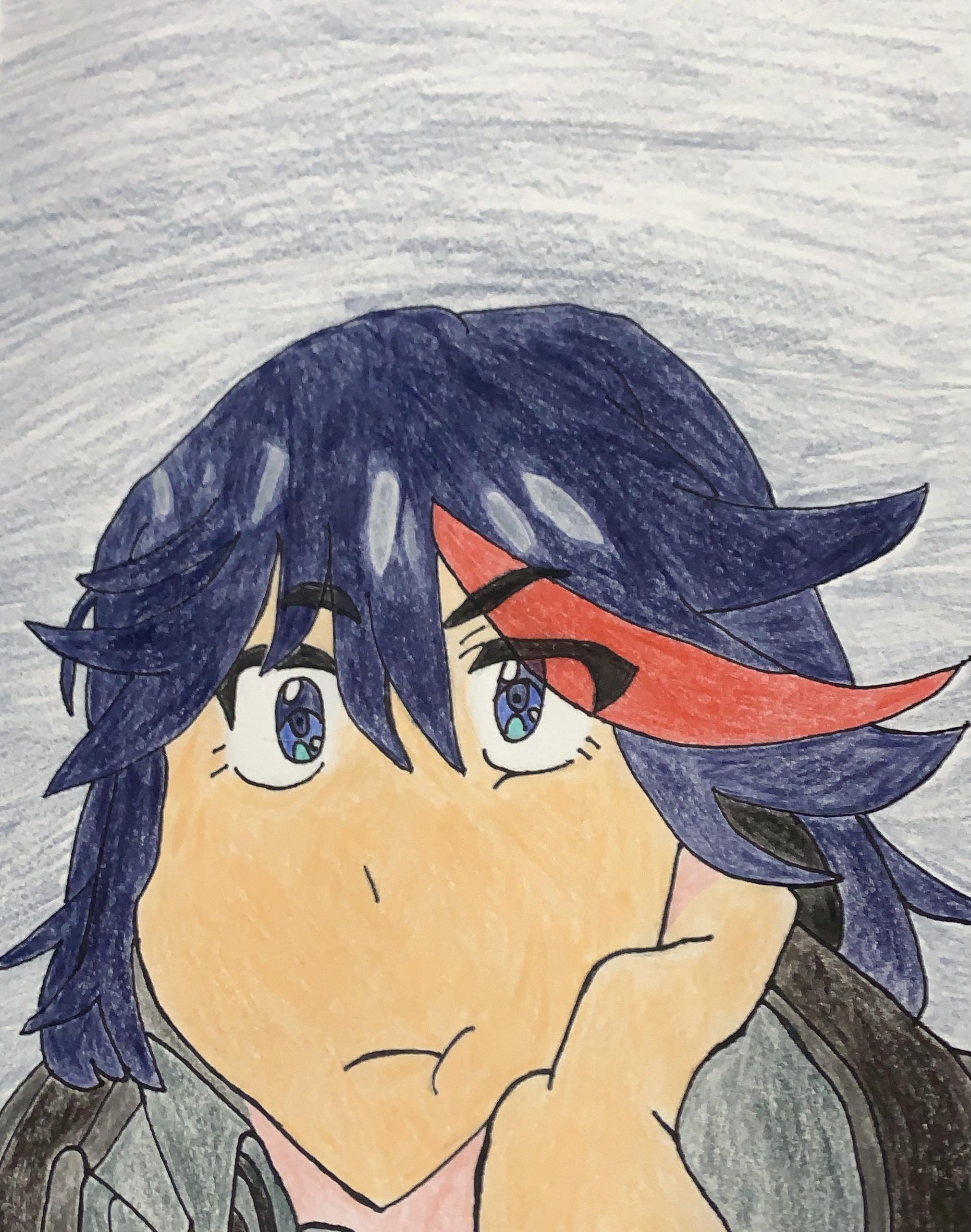 My Attempt At Drawing Ryuko Matoi Scrolller 8990