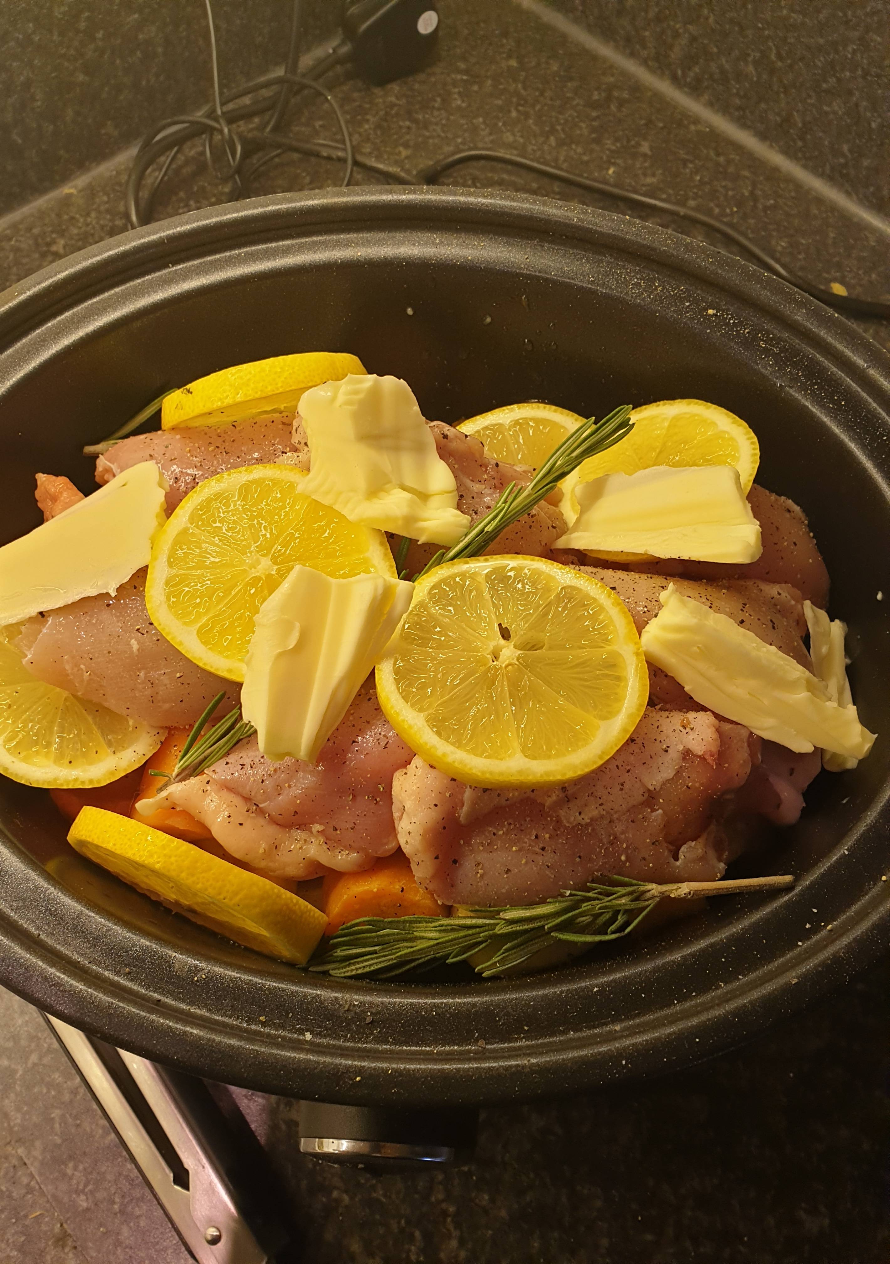 My attempt at Lemon rosemary chicken | Scrolller