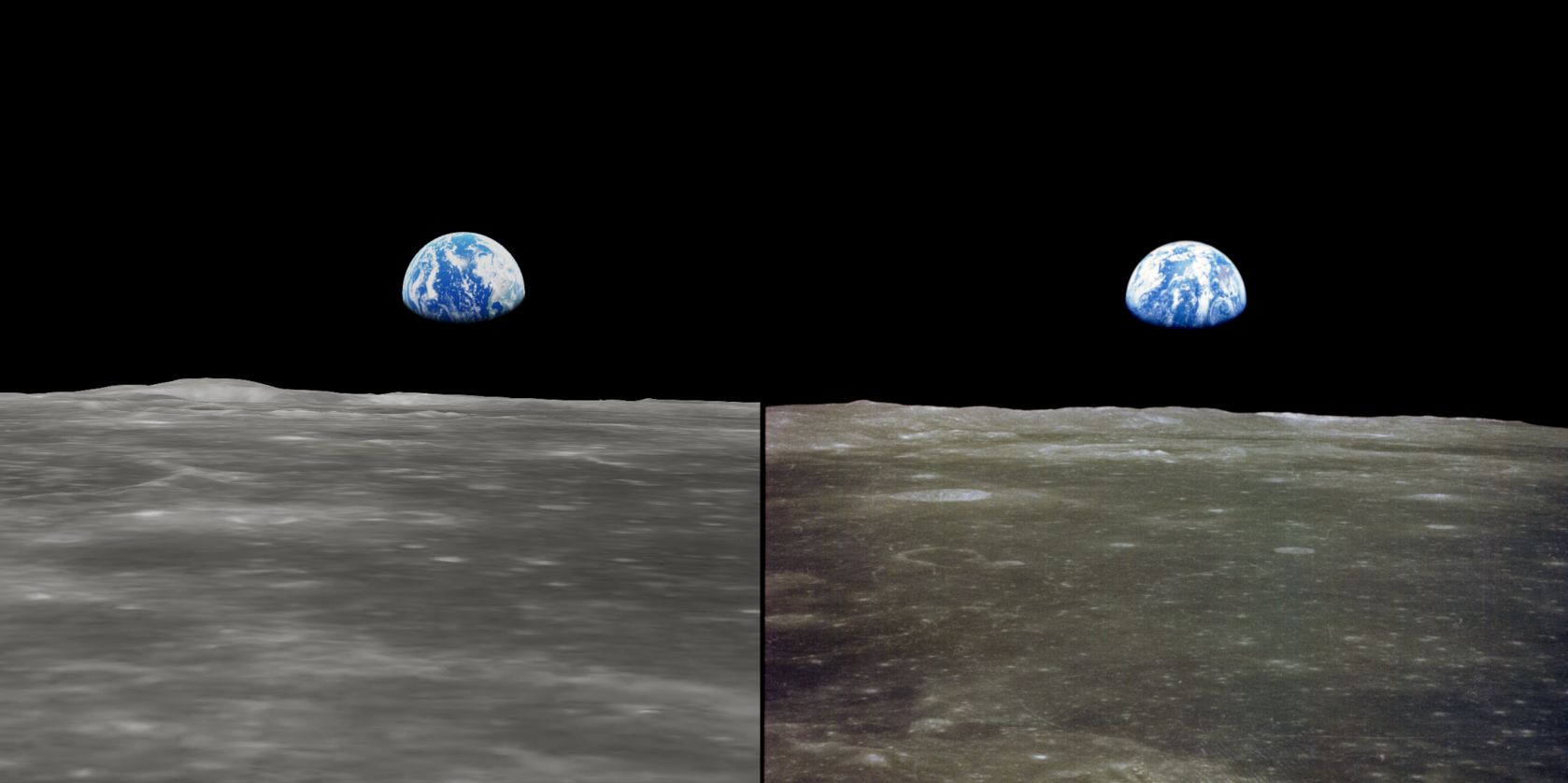 My attempt to recreate the Apollo 11 "Earthrise" photo | Scrolller