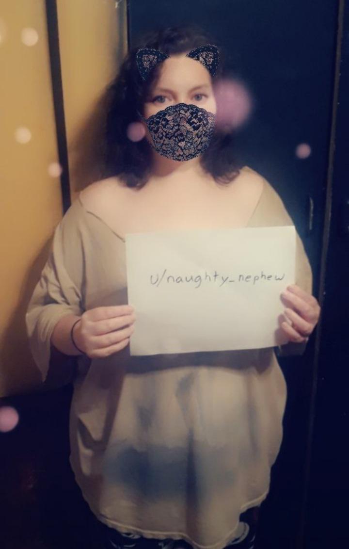 My Aunt Holding My Sign Scrolller