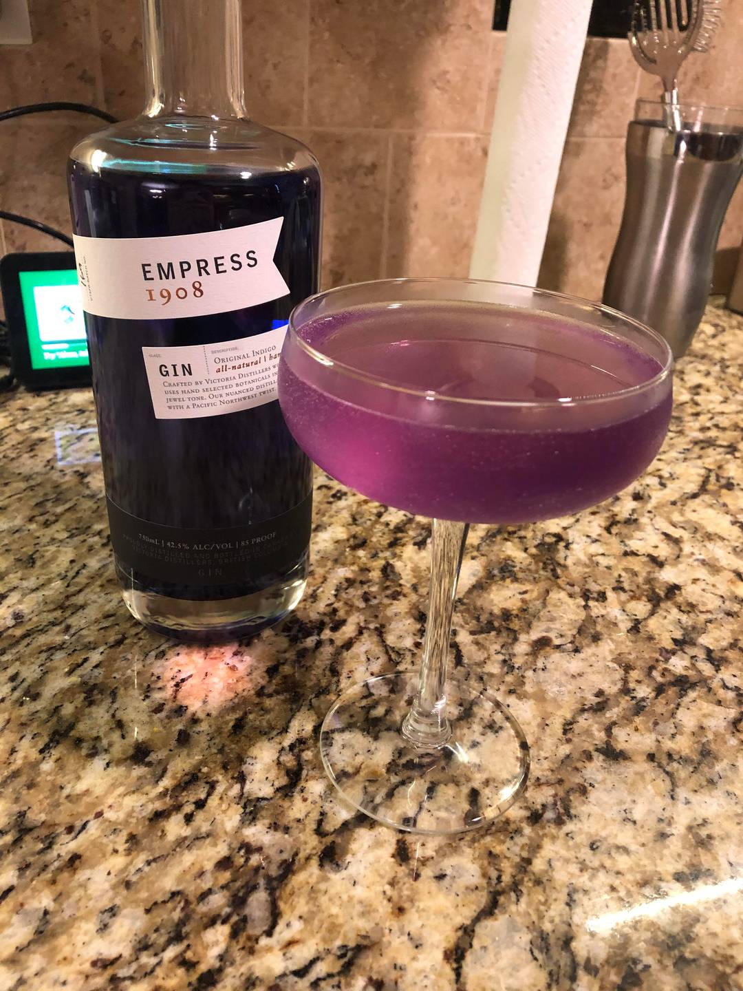 My birthday present! First time trying Empress. Not the best gin I’ve ...