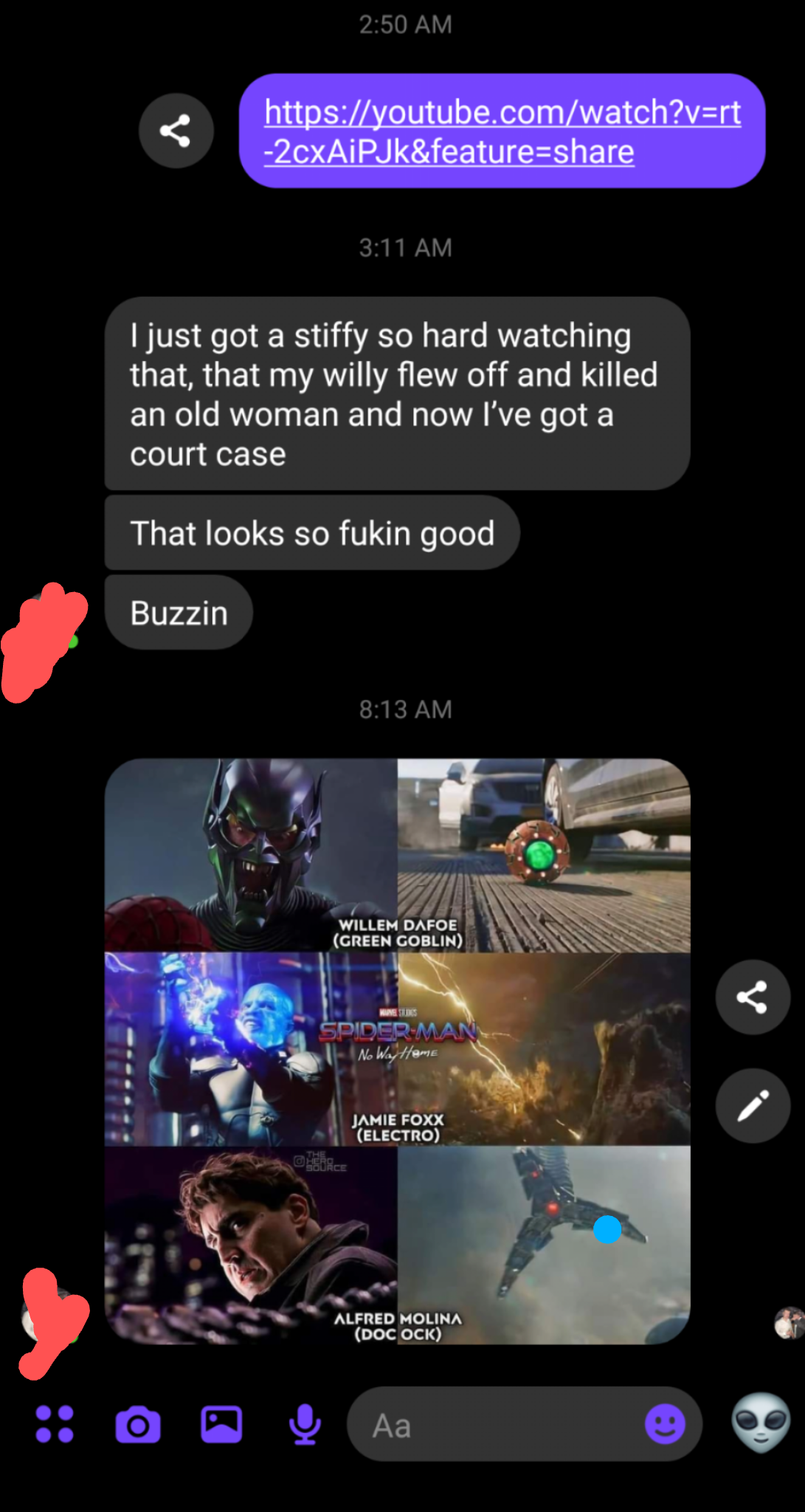 My bros reaction to the new spiderman trailer | Scrolller