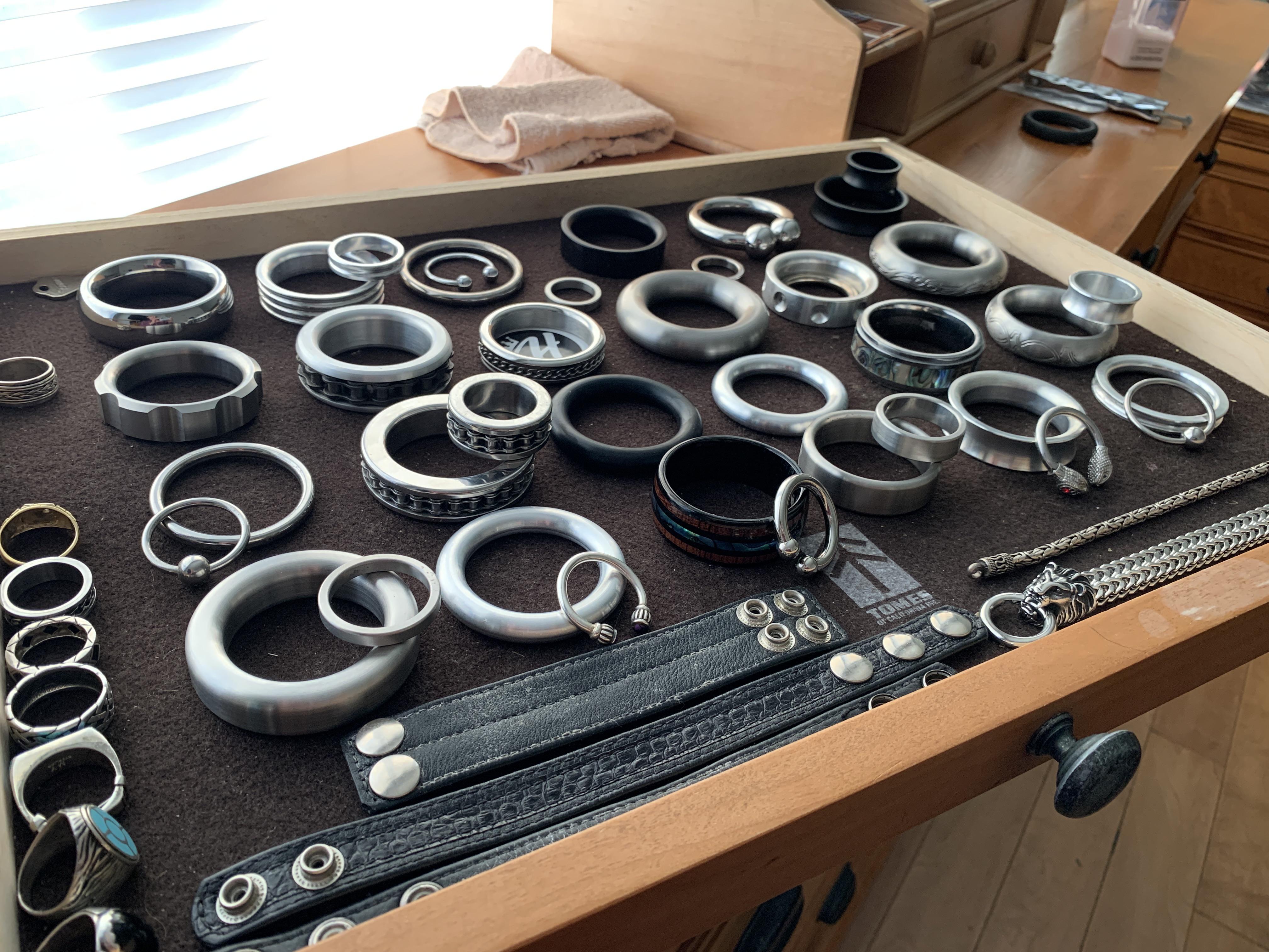 My cock and glan ring collection | Scrolller