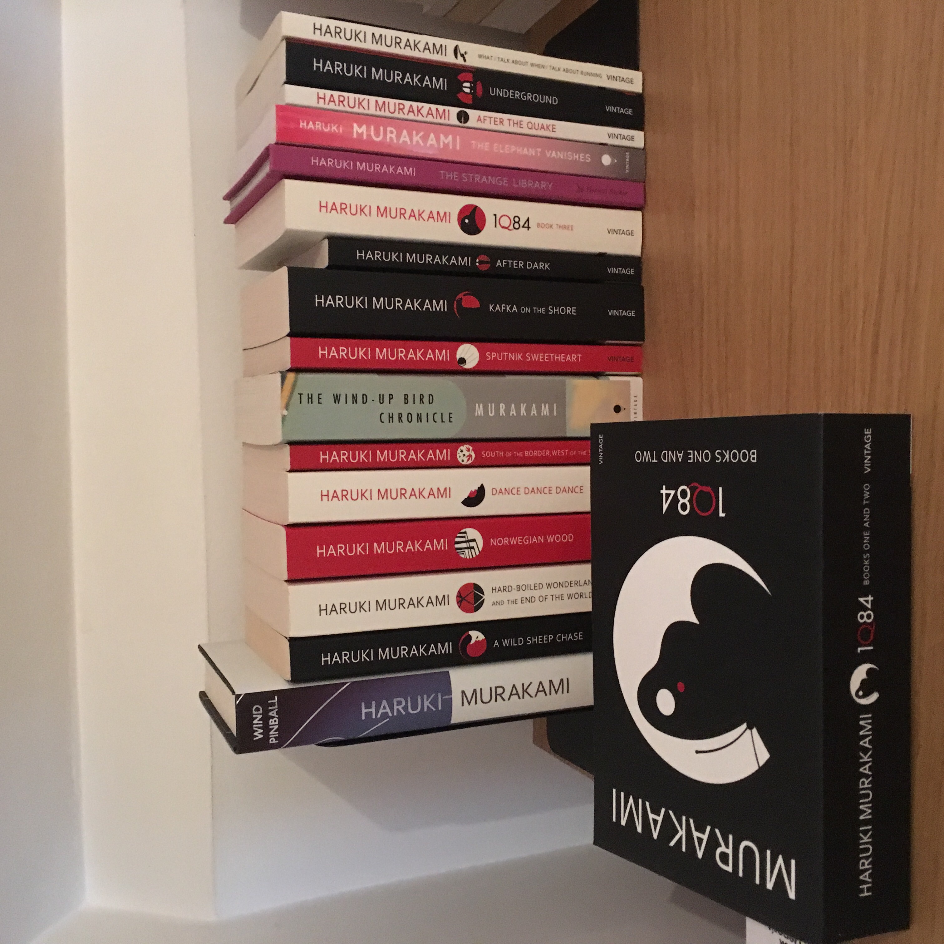 My collection. Just waiting for Tsukuru, Blind Willow, and then, I think, I'm done? | Scrolller