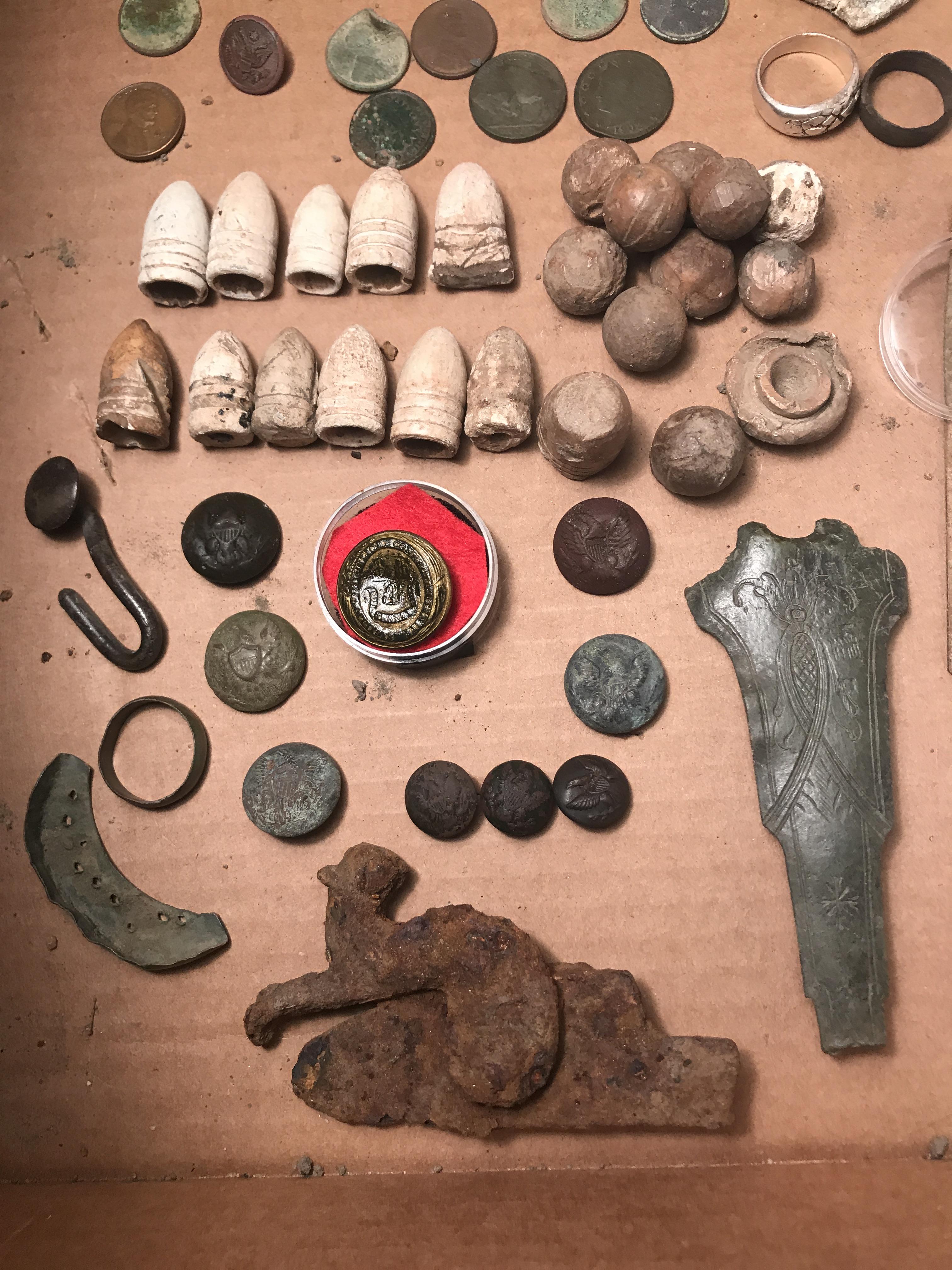 My collection of civil war artifacts. | Scrolller