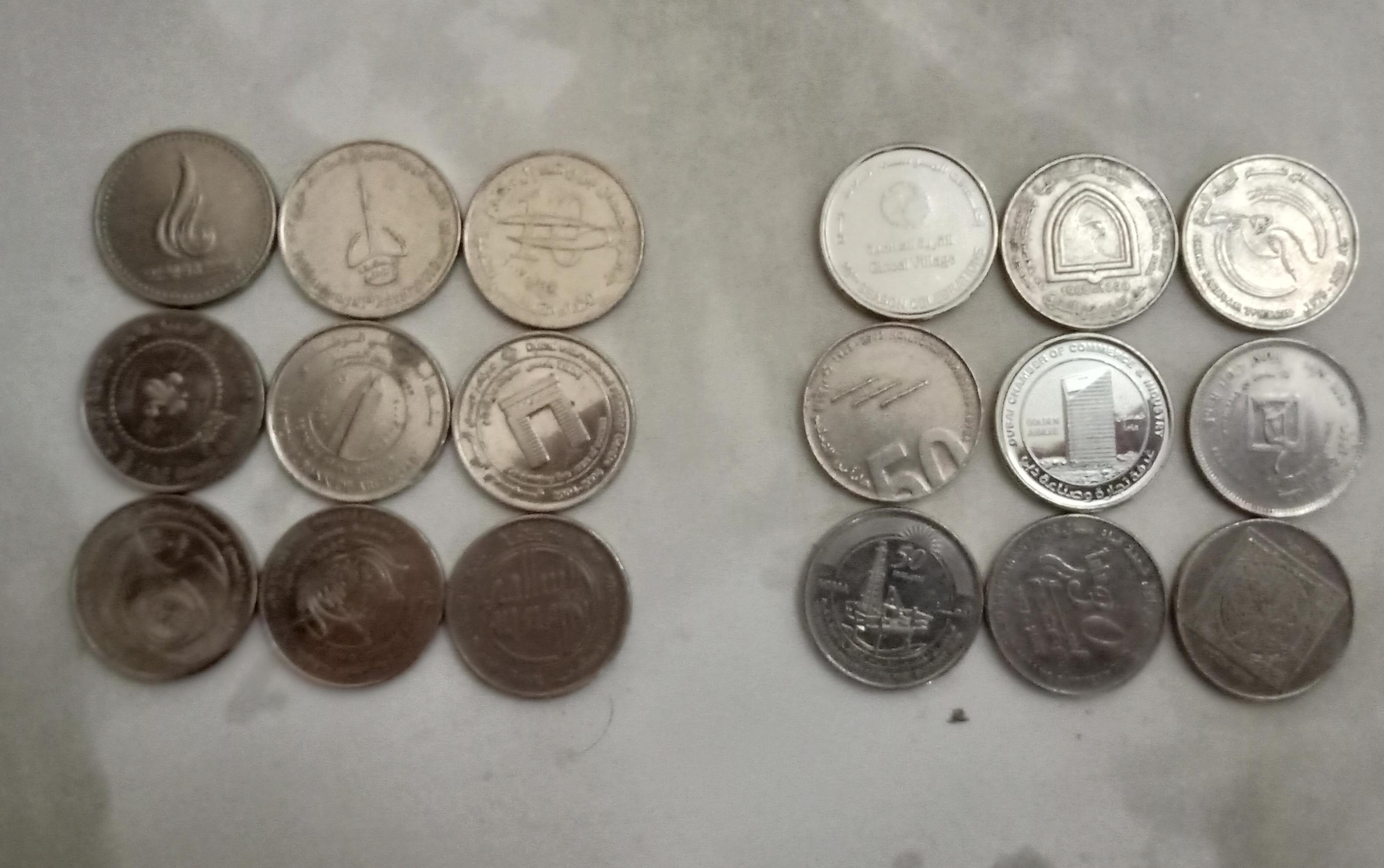 My collection of rare 1 Dirham coins | Scrolller