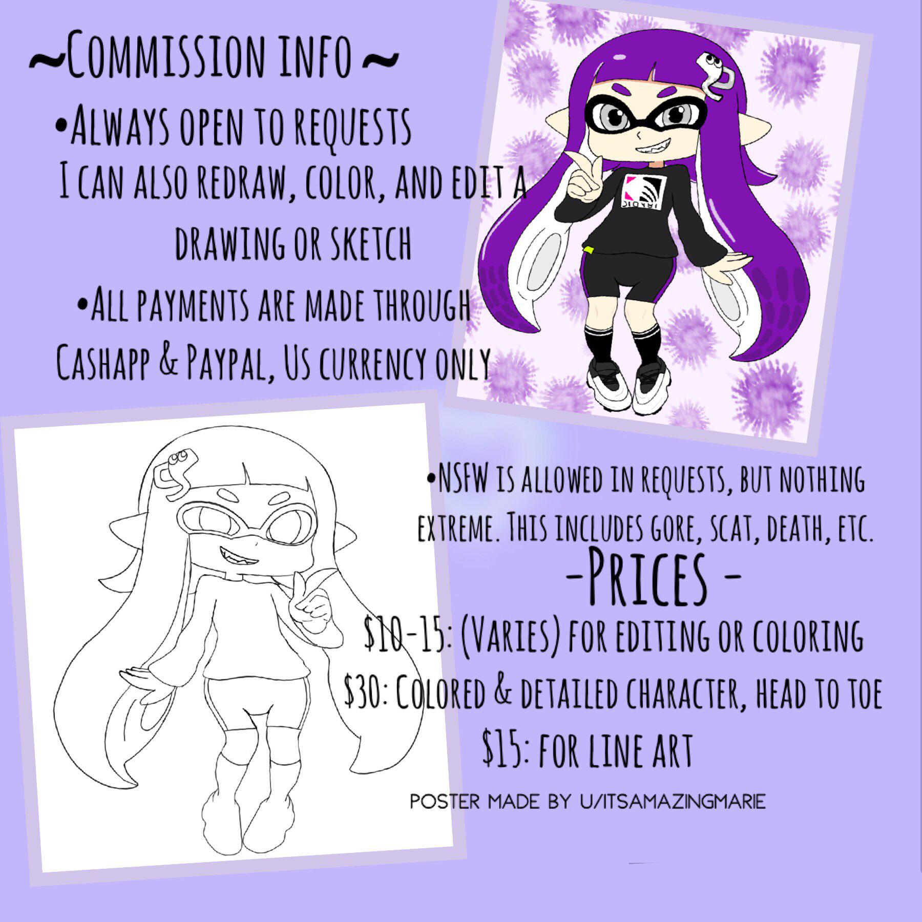 Doing commissions. Message me if you're interested | Scrolller