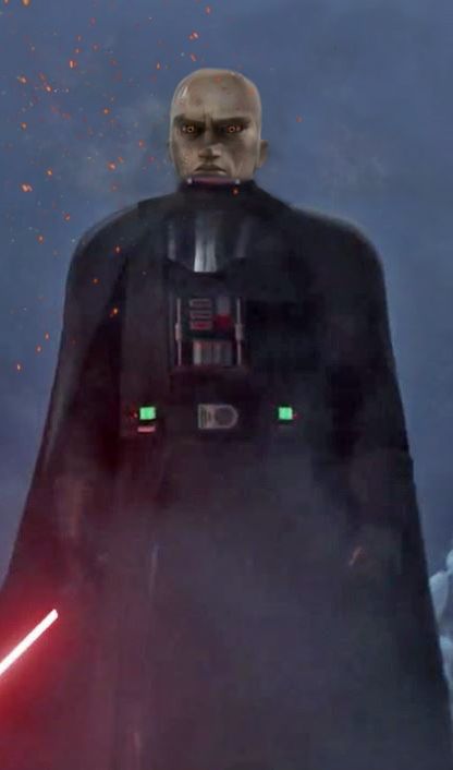 My concept fan art of an unmasked Darth Vader with a TCW style to it | Scrolller
