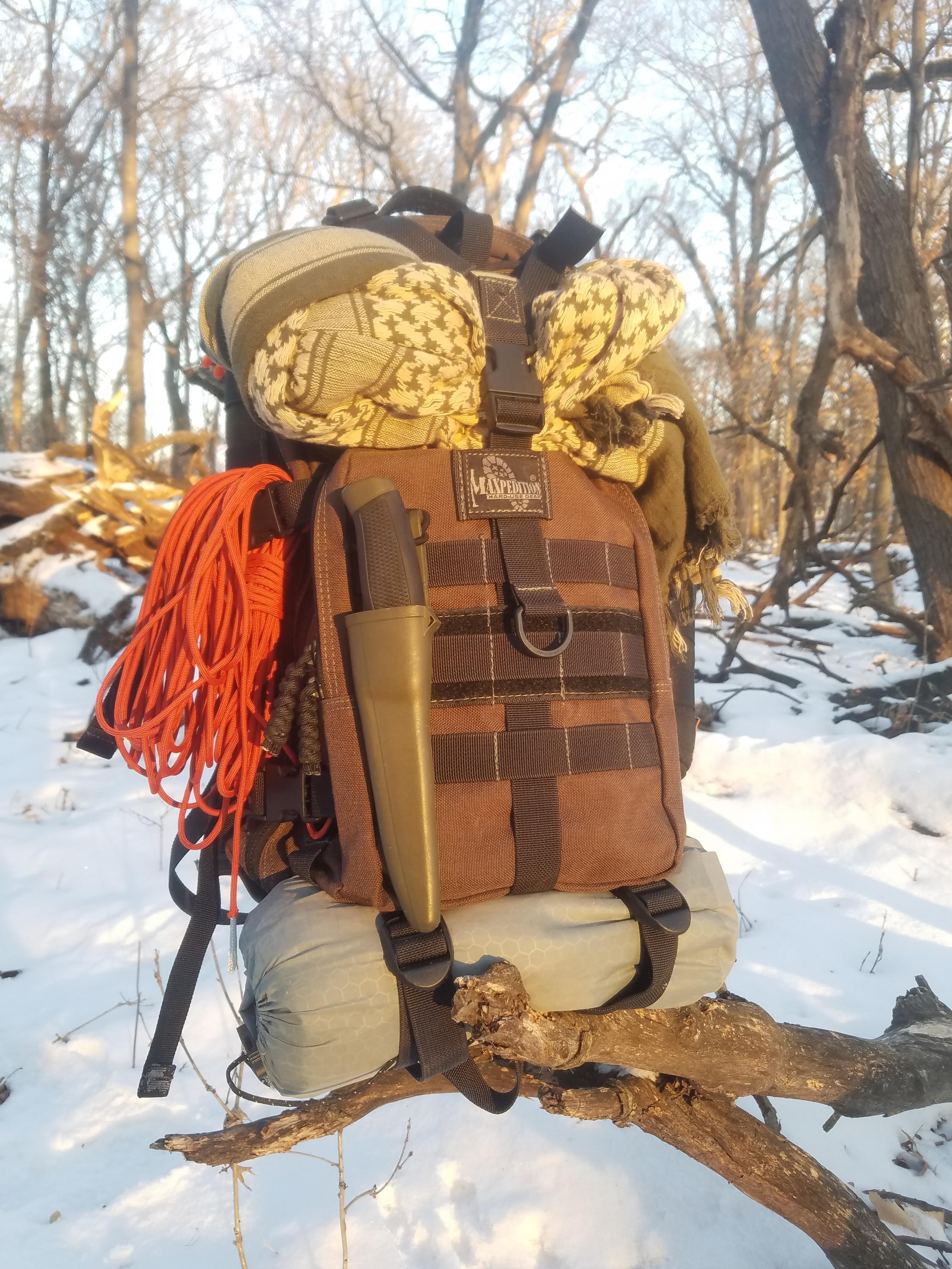 My current Maxpedition rig loaded out -always adventure ready 🤙🌲 ...