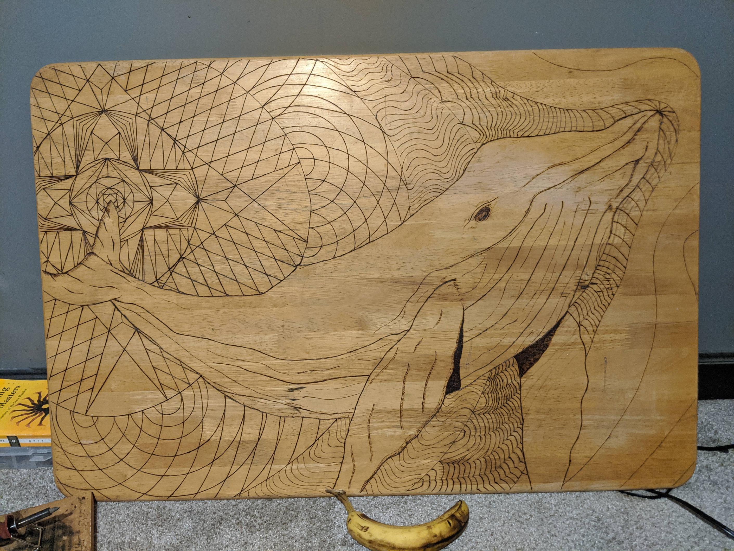 My current work in progress. Just hope it turns out whale. | Scrolller