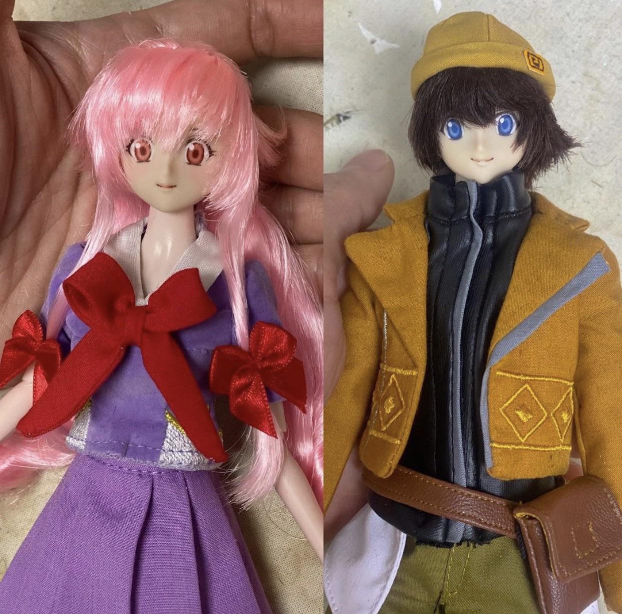 My custom Yuno Gasai and Yukitero Amano | Scrolller