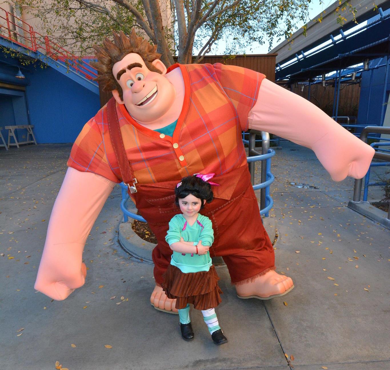 My Daughter as Venellope Meeting Wreck-it Ralph Yesterday! | Scrolller