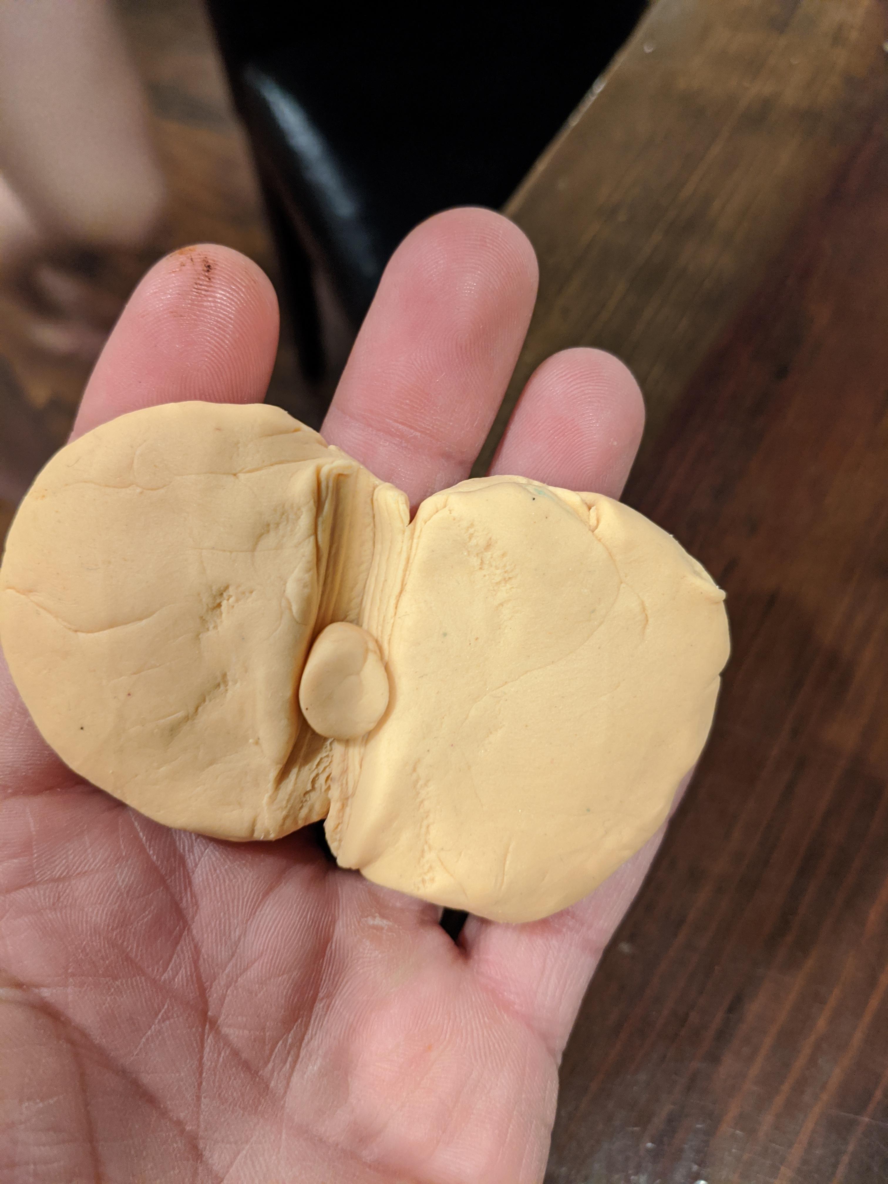 My daughter made a bow for her hair out of Play-Doh... | Scrolller