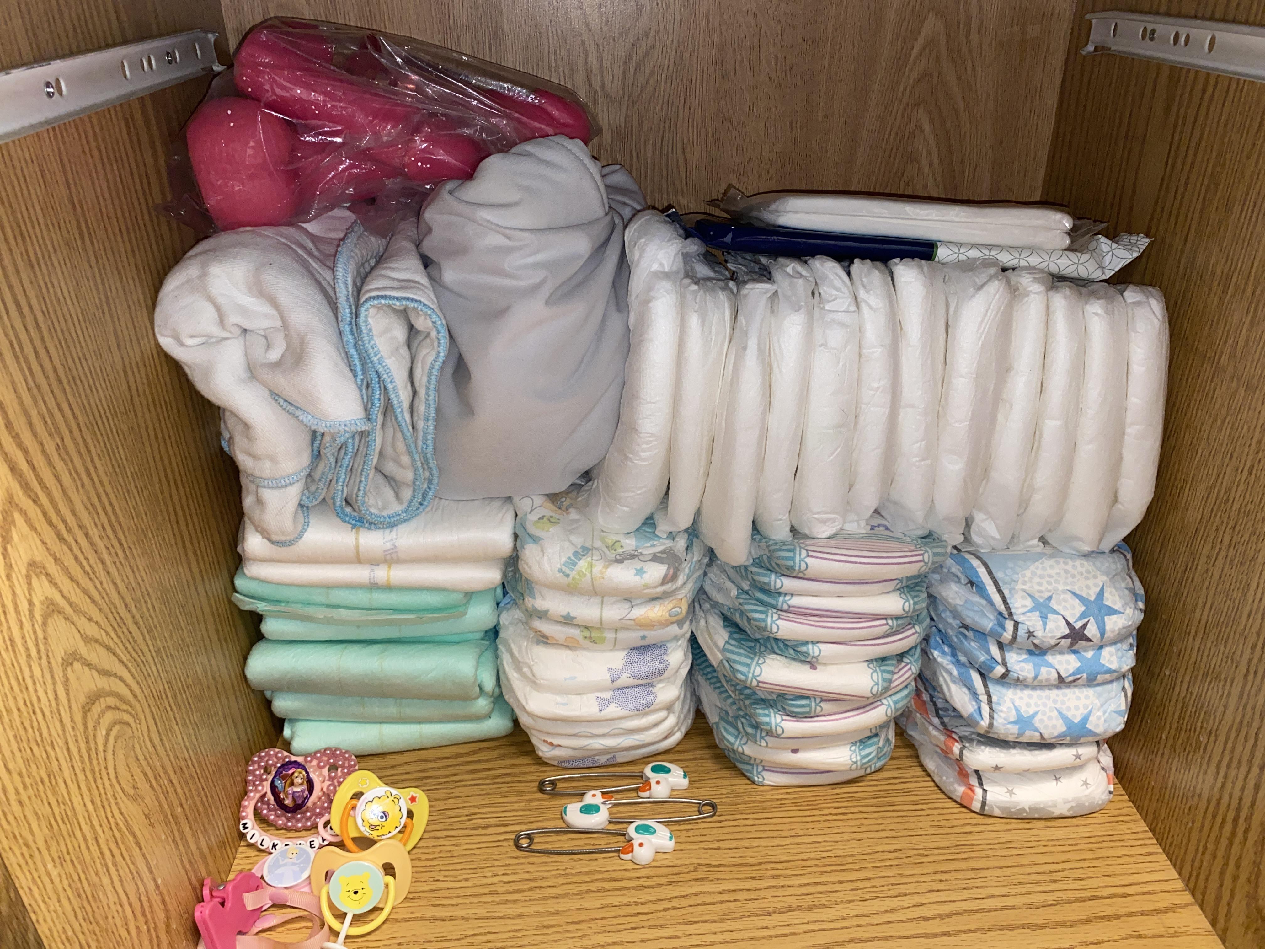 My diaper shelf! | Scrolller