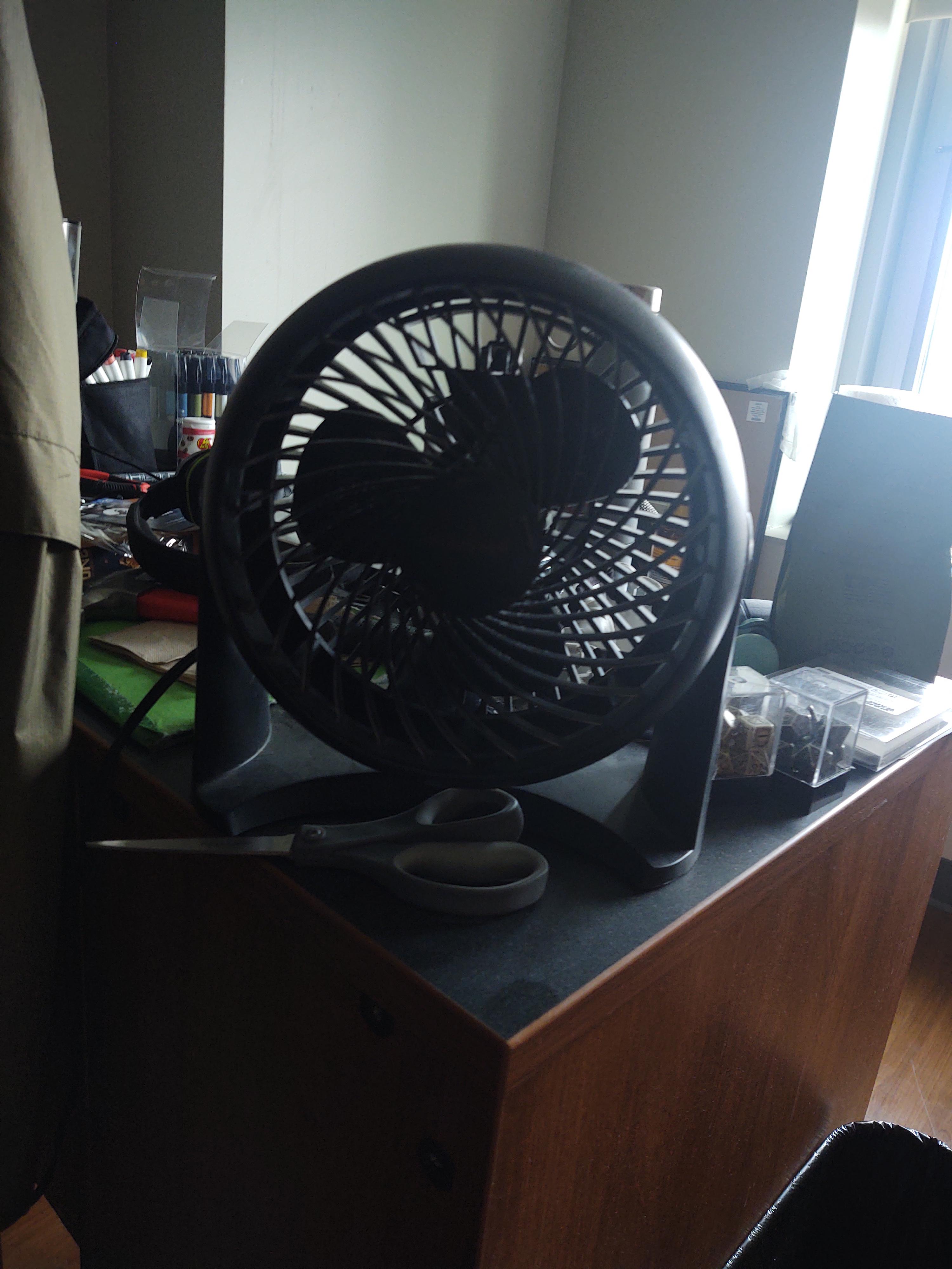 My dorm room fan. | Scrolller