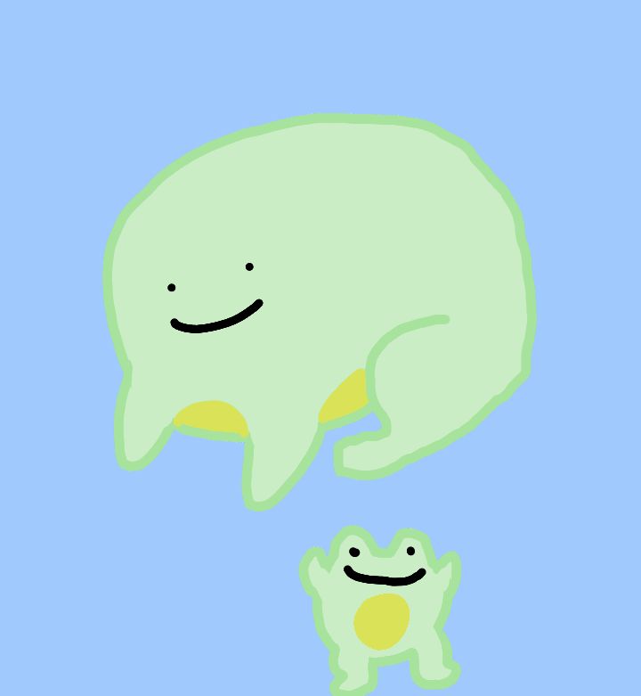 my drawing of a frog | Scrolller