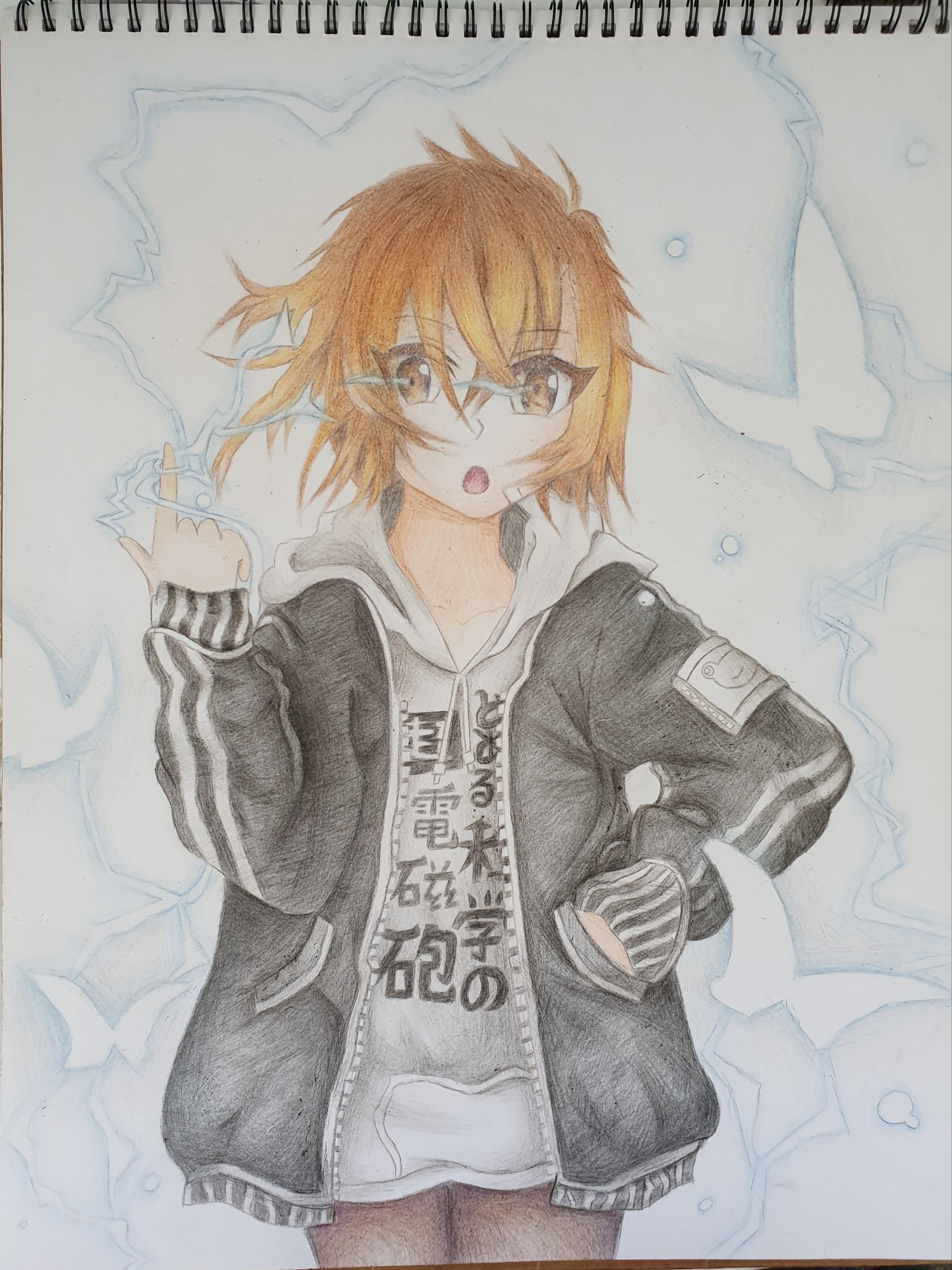 I just finished my drawing of Best Girl Biribiri! | Scrolller