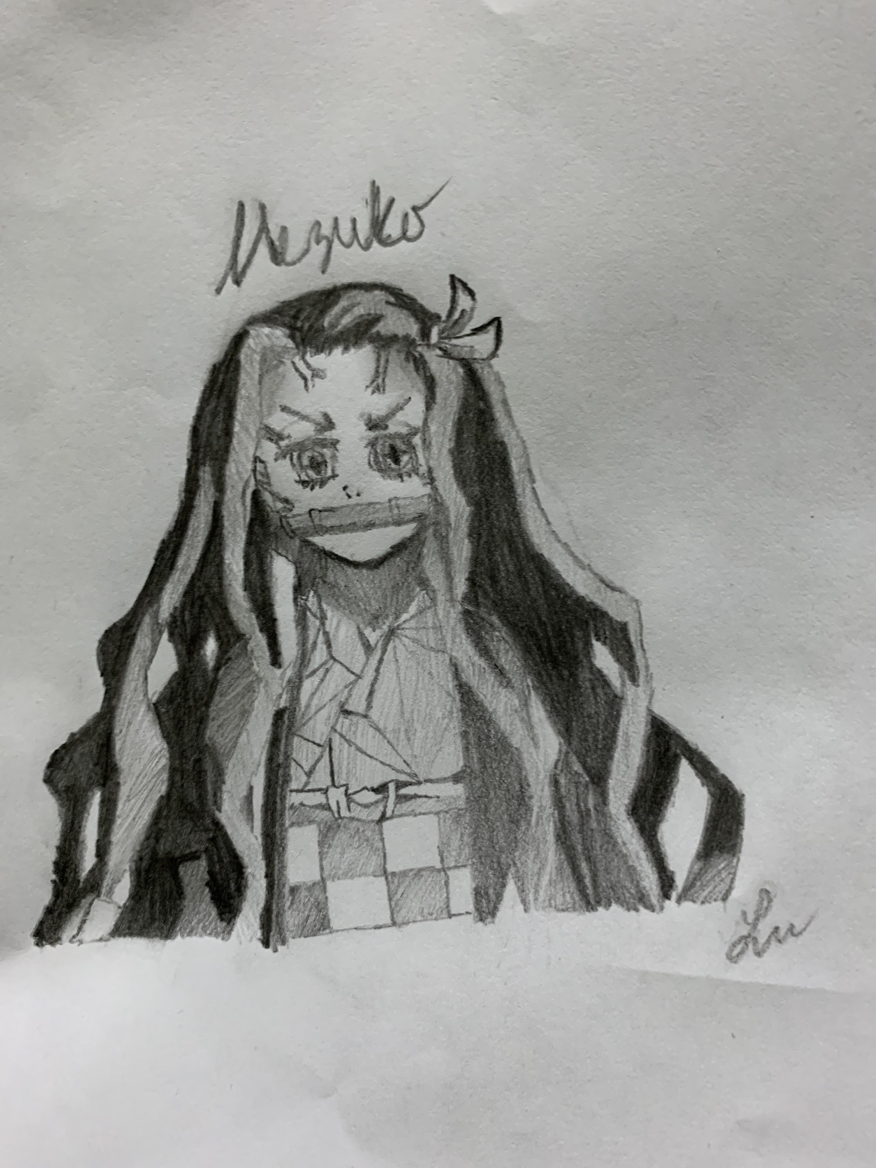 My drawing of Nezuko! | Scrolller