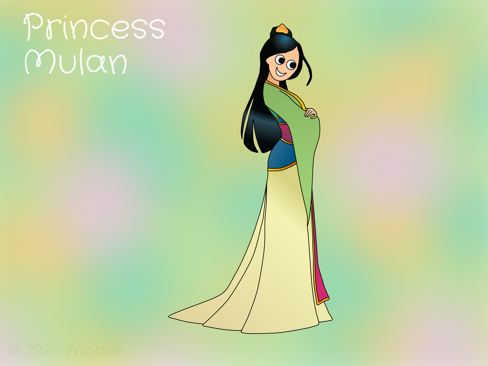 My Drawing Of Princess Mulan Scrolller