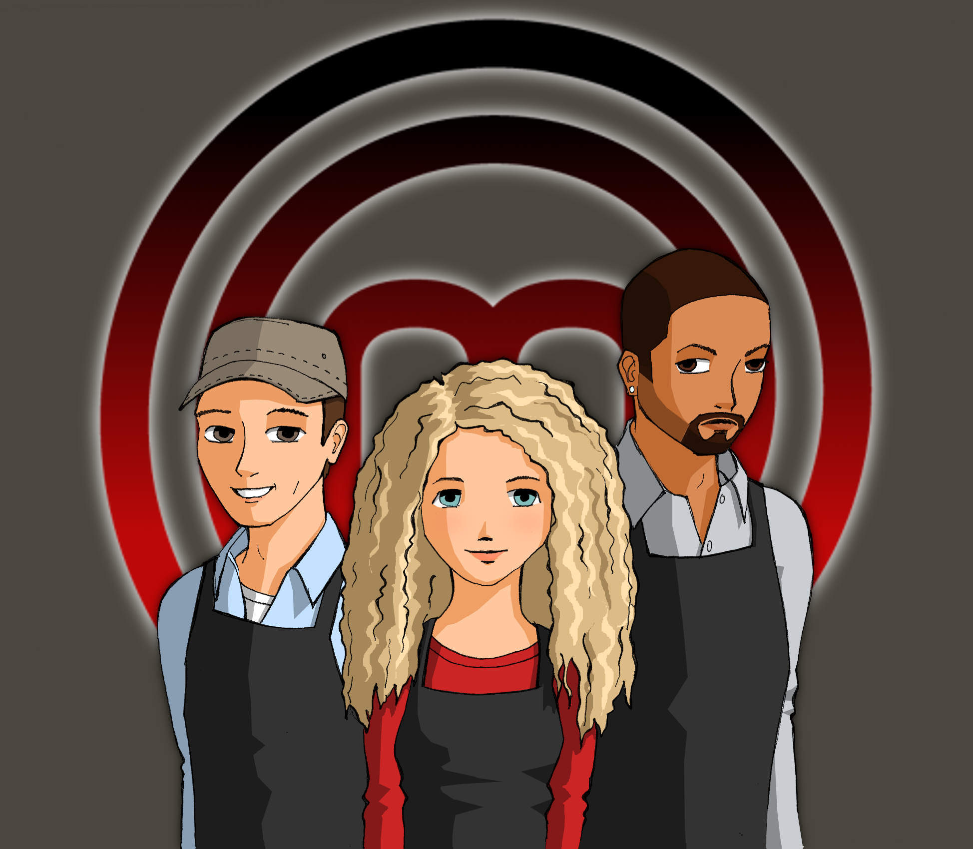My Drawing of the 3 MasterChef Finalists | Scrolller