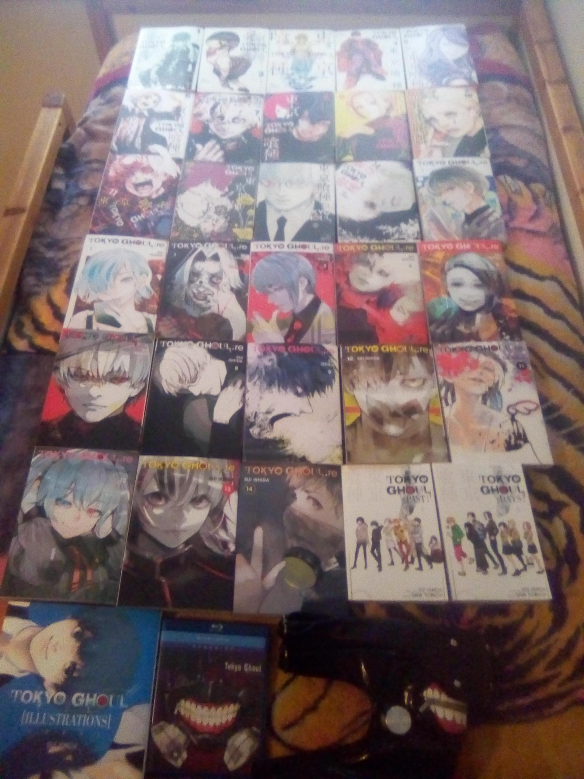 my ever-expanding tokyo ghoul collection | Scrolller
