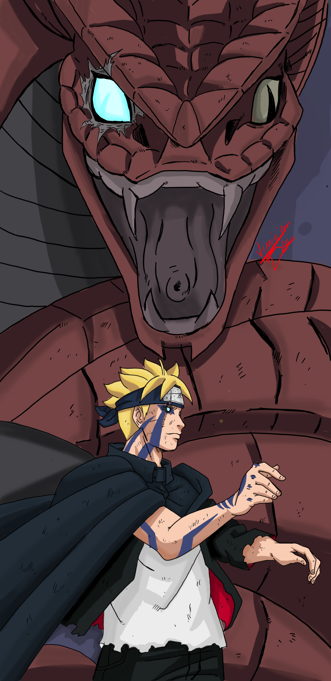 My fanart of boruto 🐍 | Scrolller