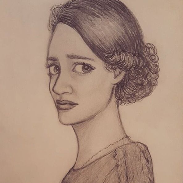 My fanart of Phoebe/Fleabag - rewatching it again. | Scrolller