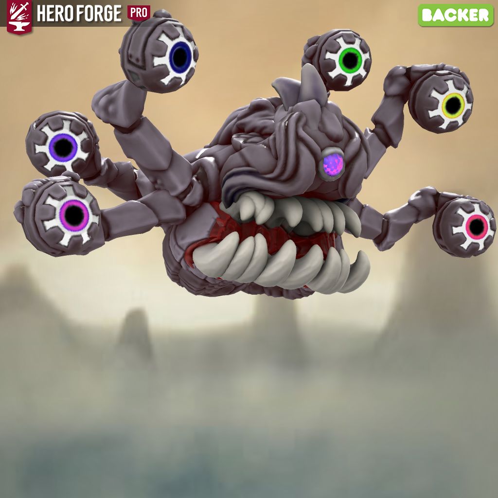 My first attempt at a Beholder (complete) | Scrolller