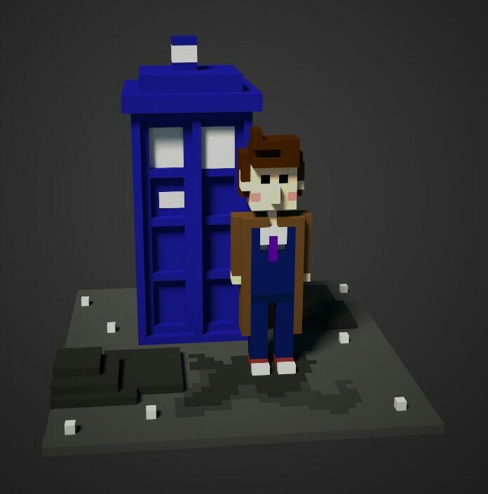 My first creation - The tenth doctor! | Scrolller