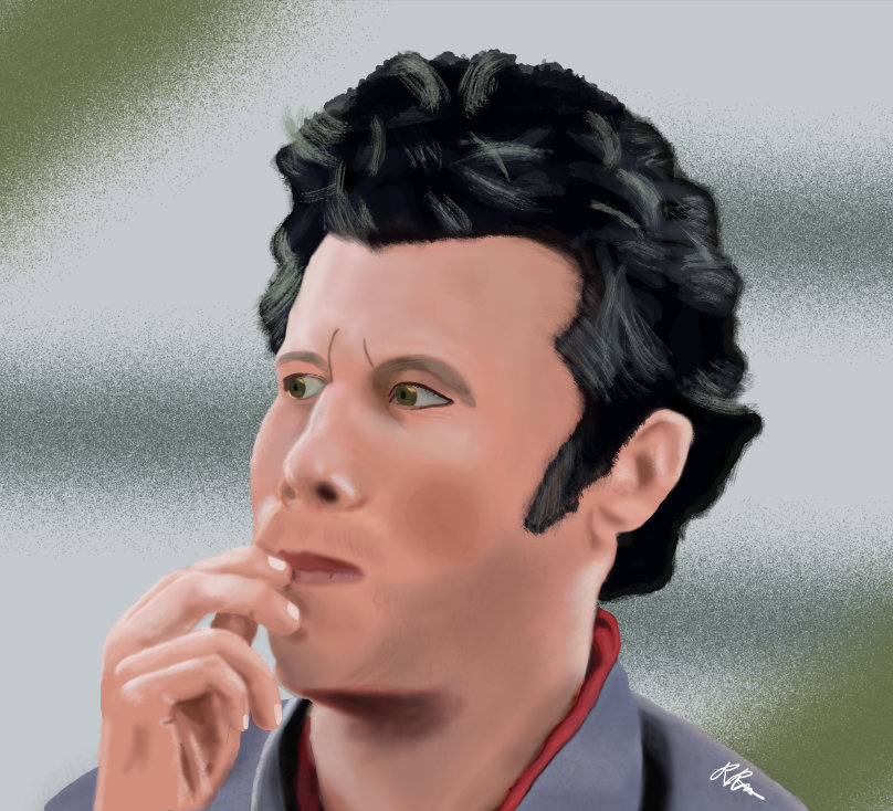 My first digital portrait | Scrolller