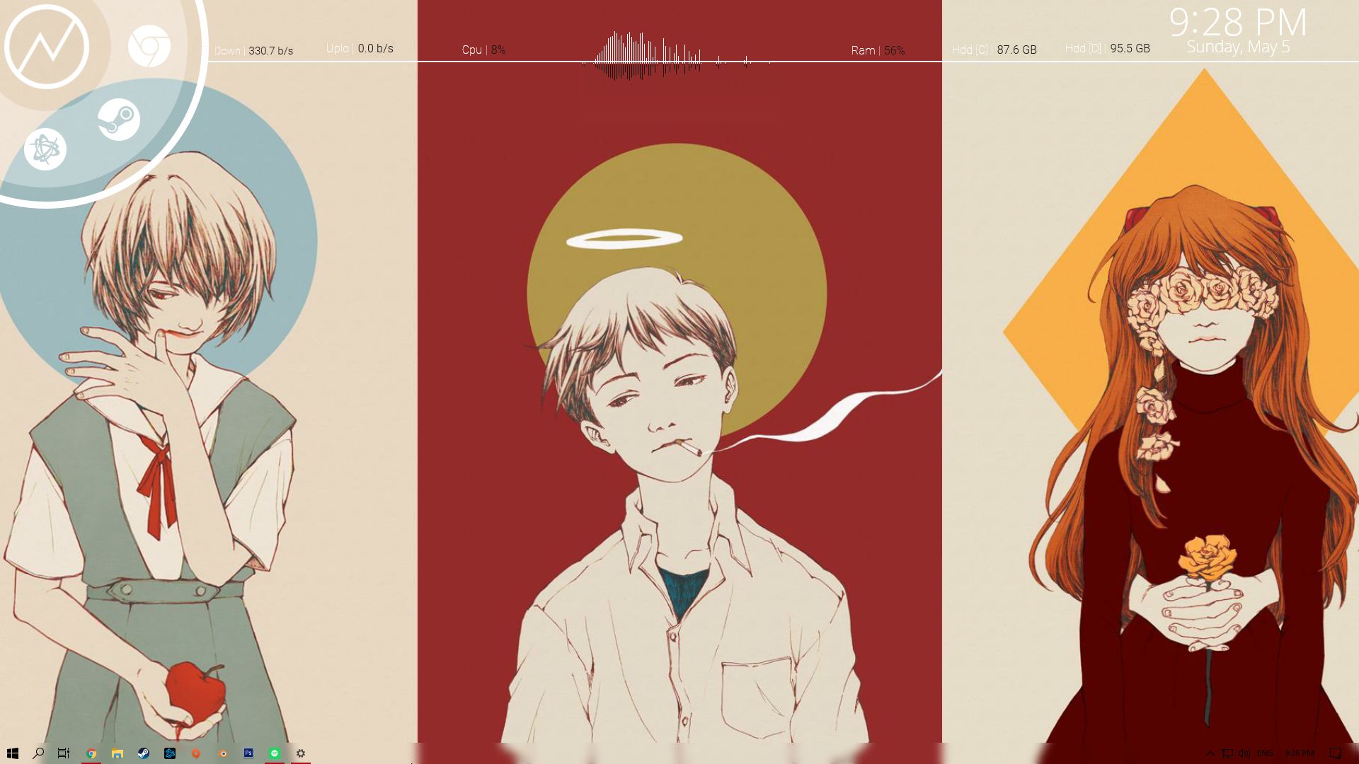 My First Evangelion Rainmeter Theme | Scrolller