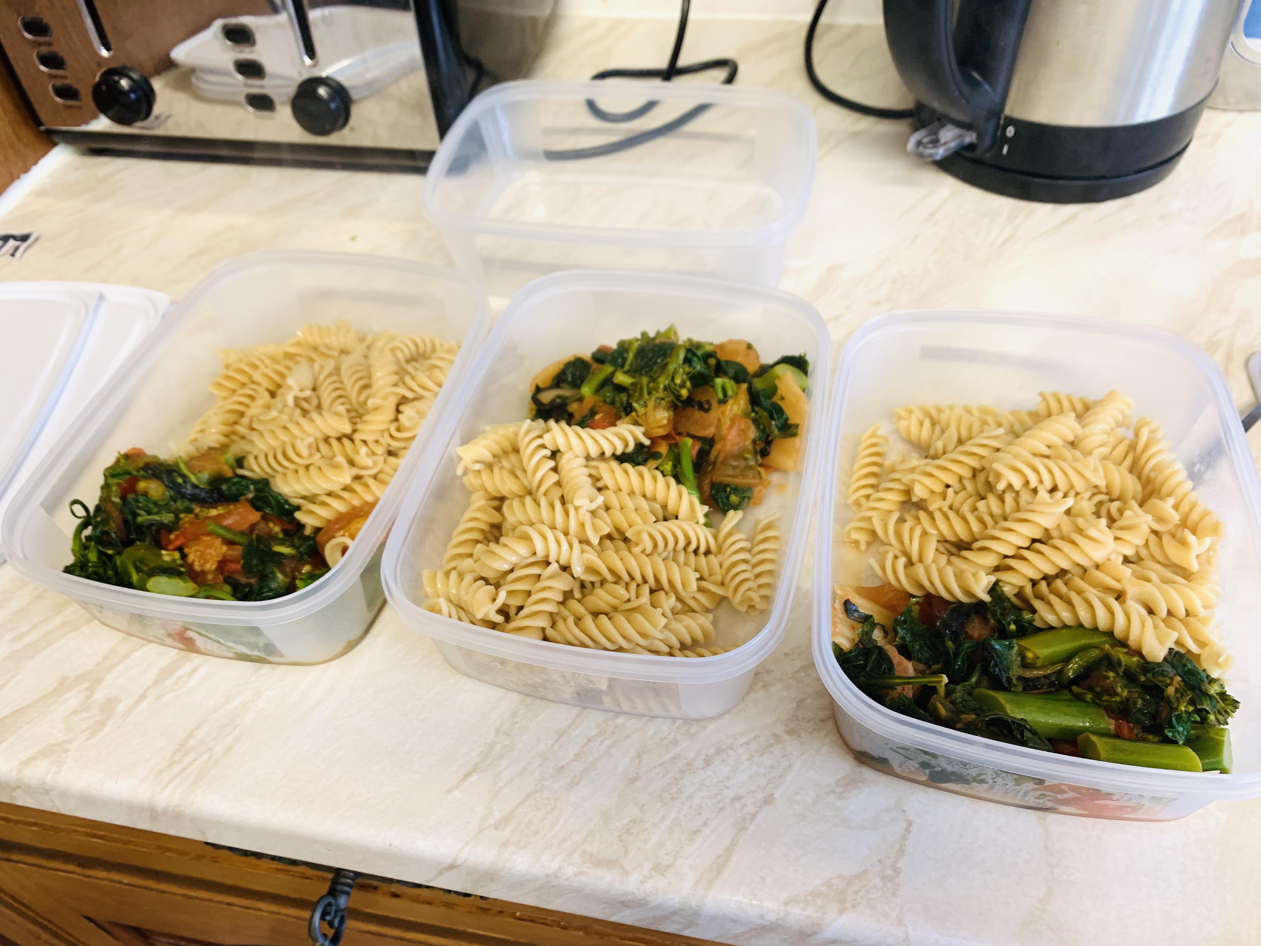 My first ever meal prep! Nothing amazing but it feels good to be prepping vegan food I can look ...