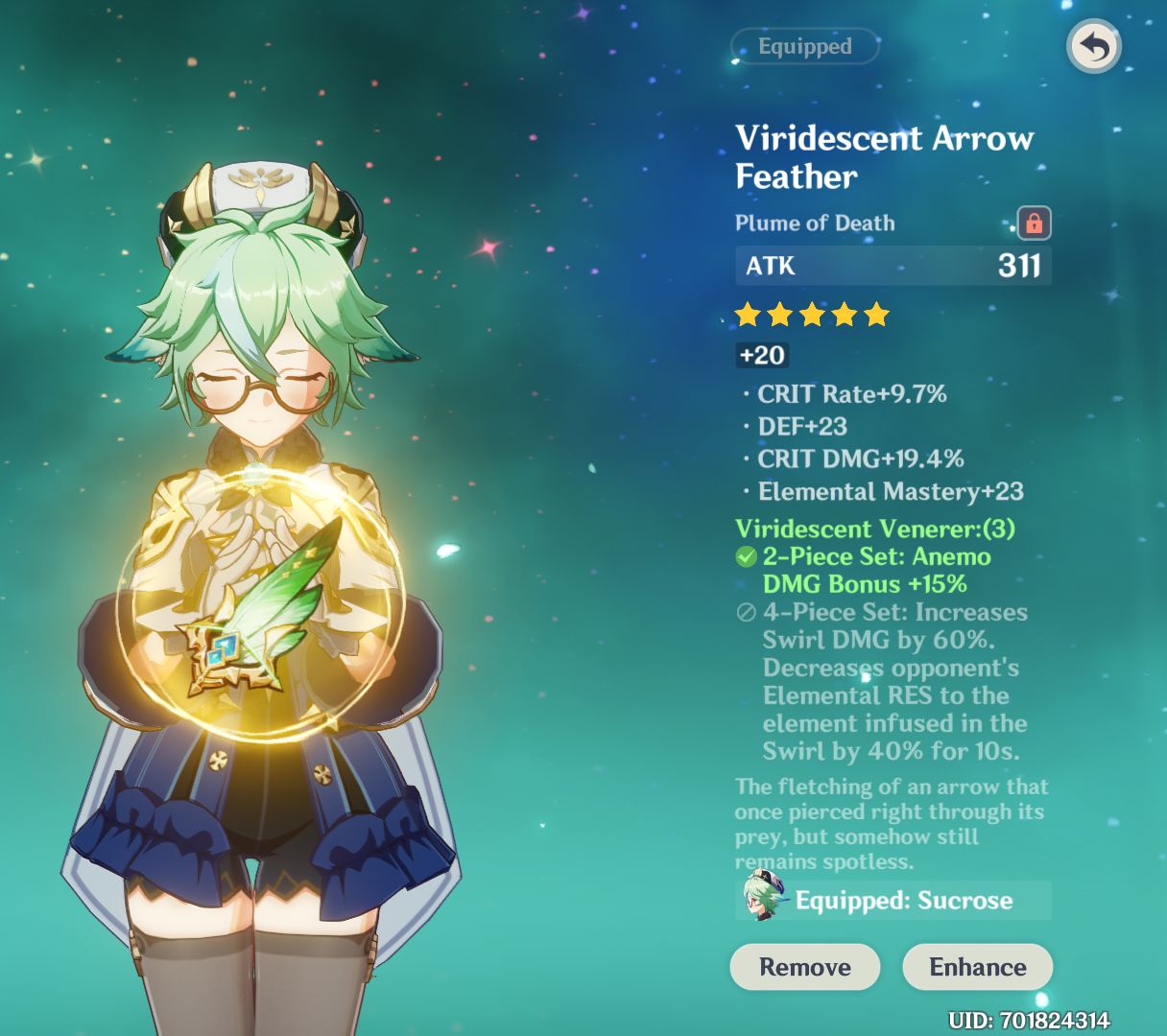 My first good artifact for Xiao | Scrolller