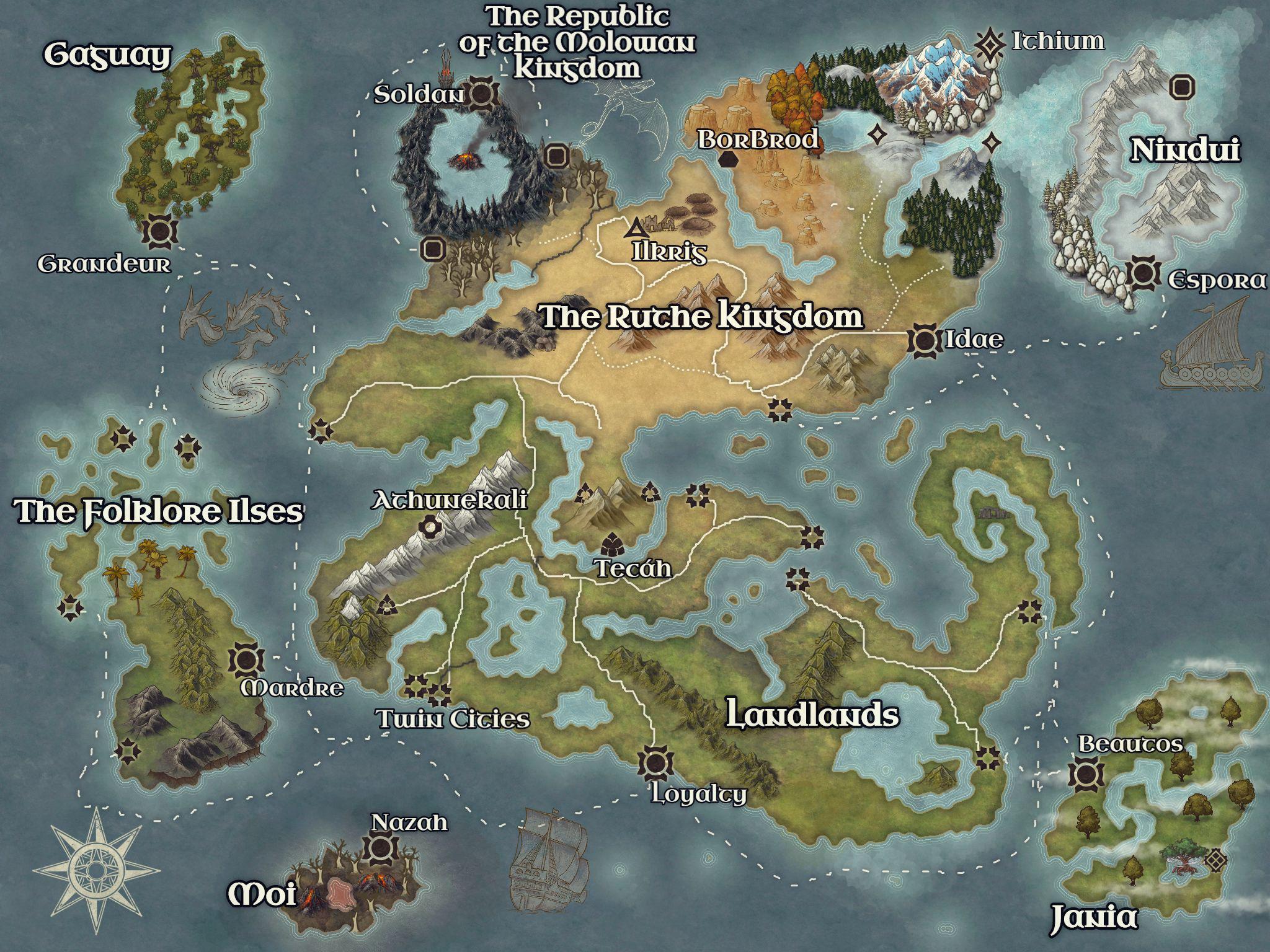 My first homemade map. | Scrolller