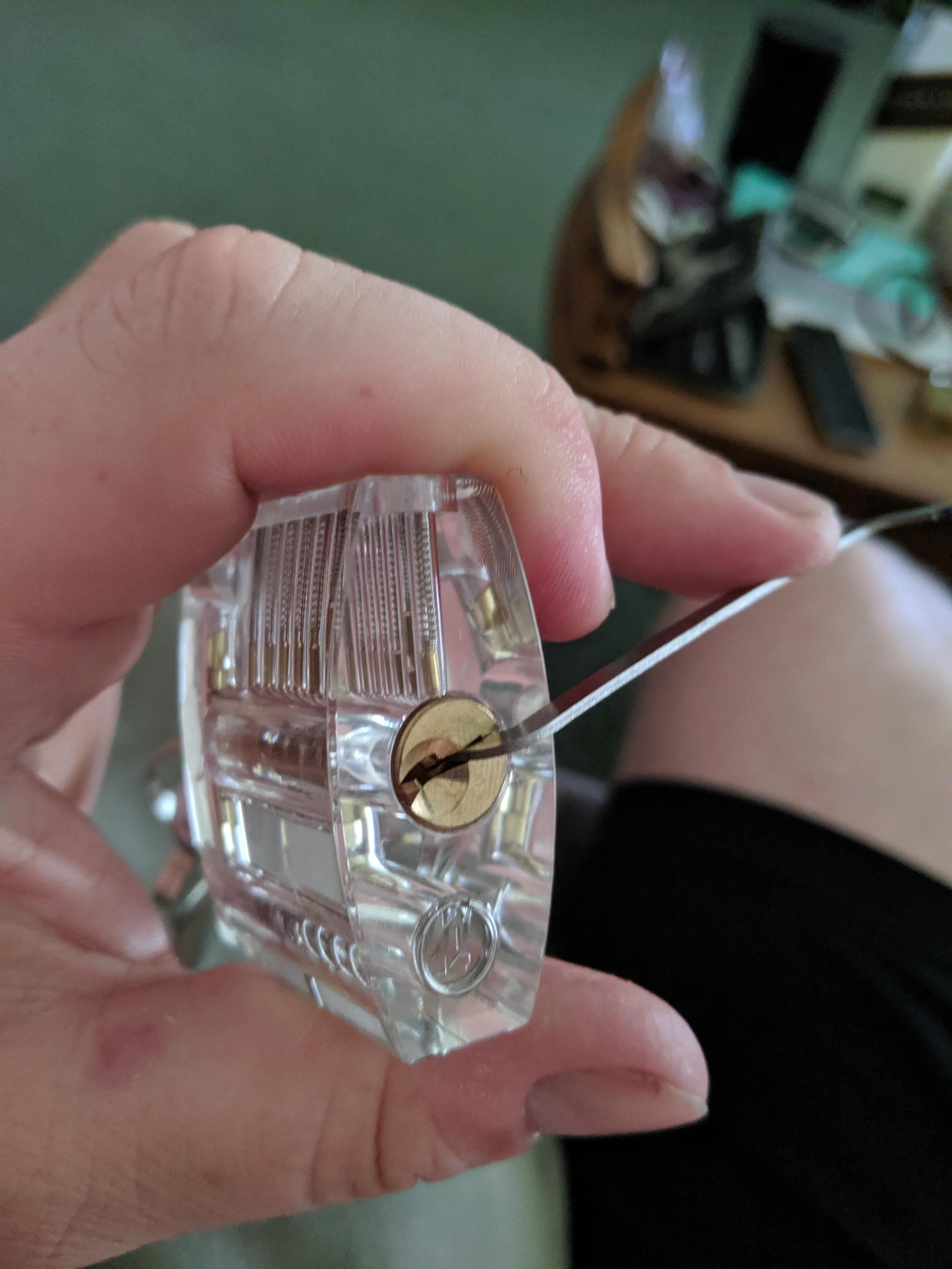 My first pick I know it's only a see through lock | Scrolller