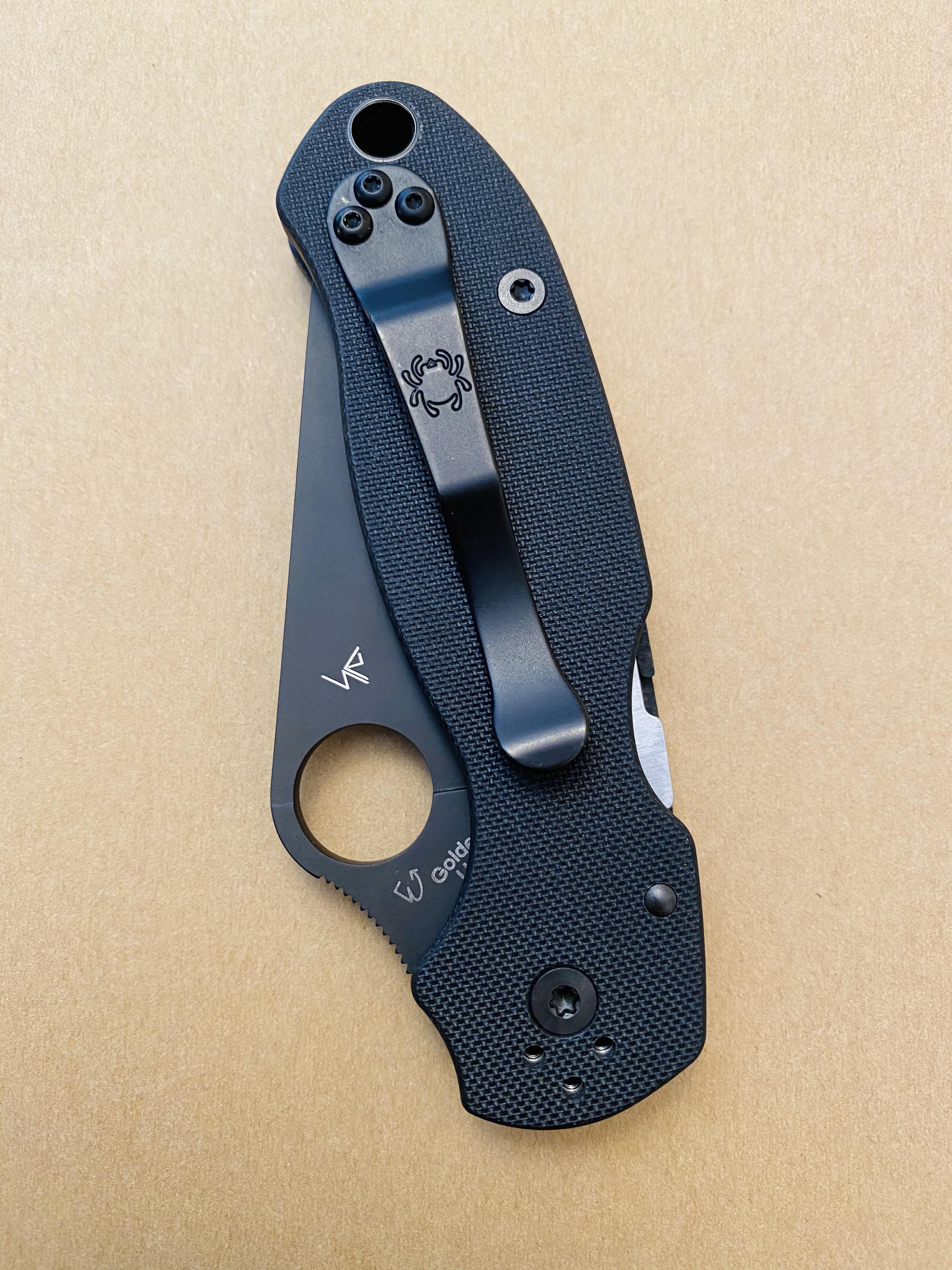 My first real knife (Spyderco Para 3) | Scrolller