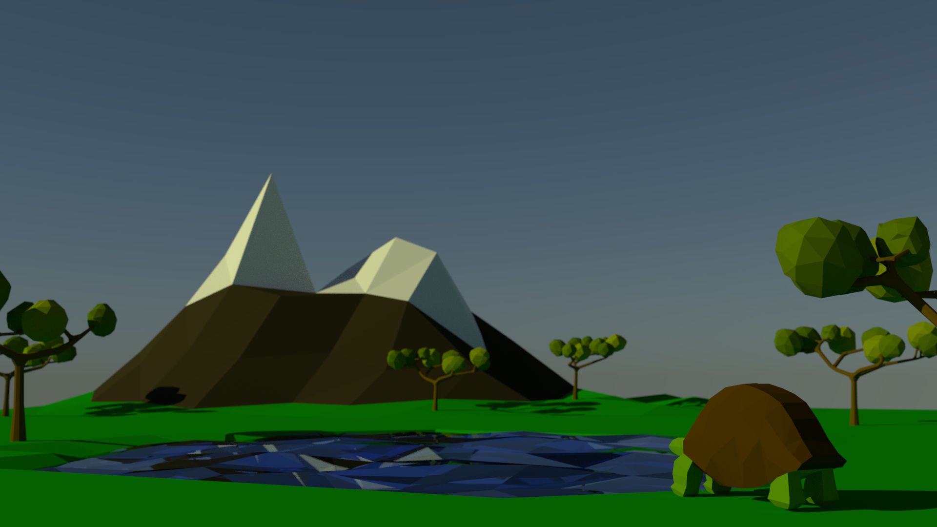 My first scene. Just started learning 3D modeling/Blender very recently | Scrolller