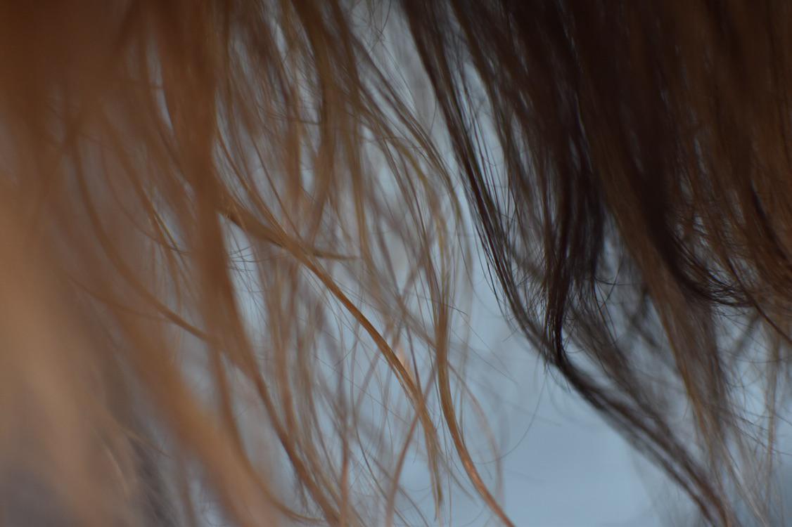 My freshly washed, half dry, hair. | Scrolller