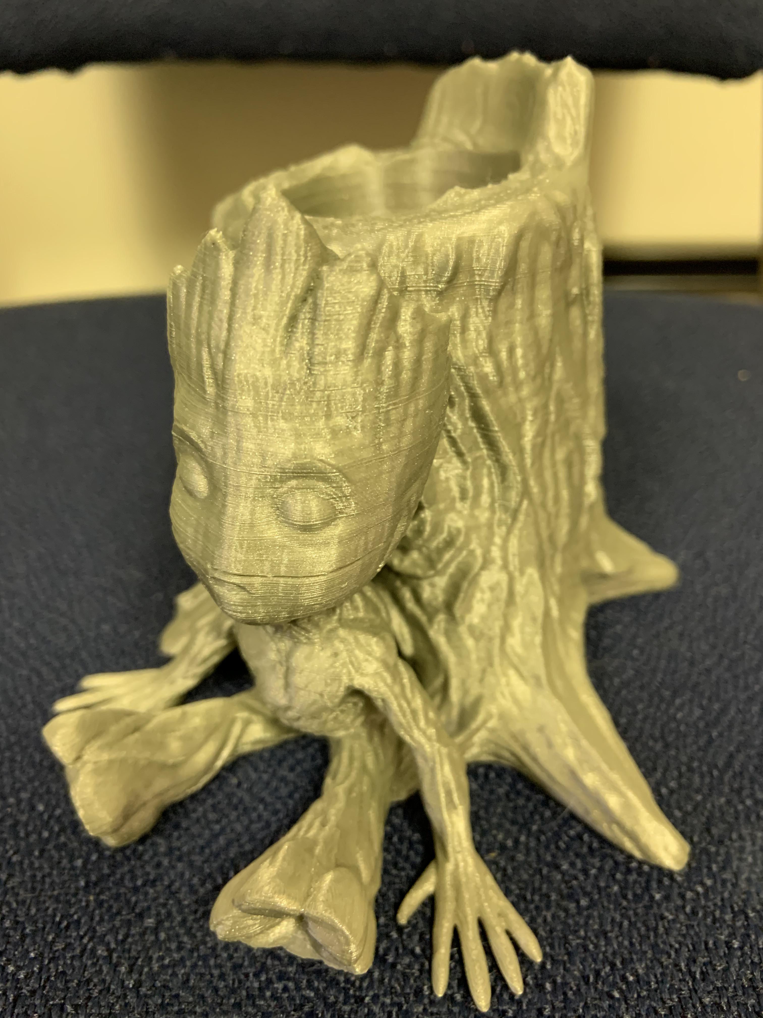My friend 3D printed this Groot for me!! I love it!! | Scrolller