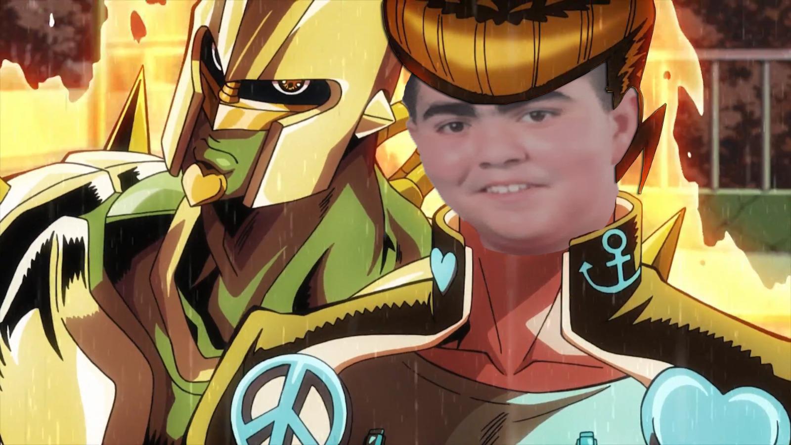 My friend always wanted to be as Josuke, now I made him to Josuke. Please greet my dear friend ...