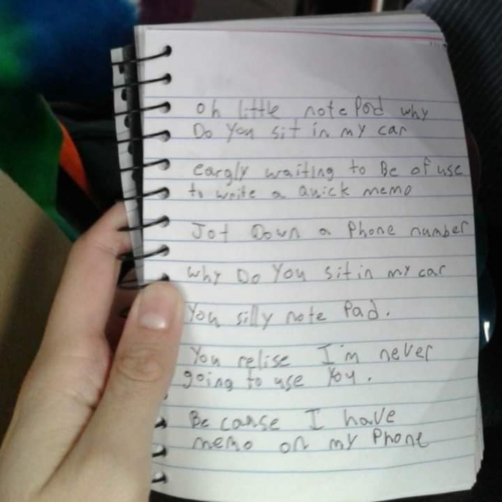 My friend is a true poet | Scrolller