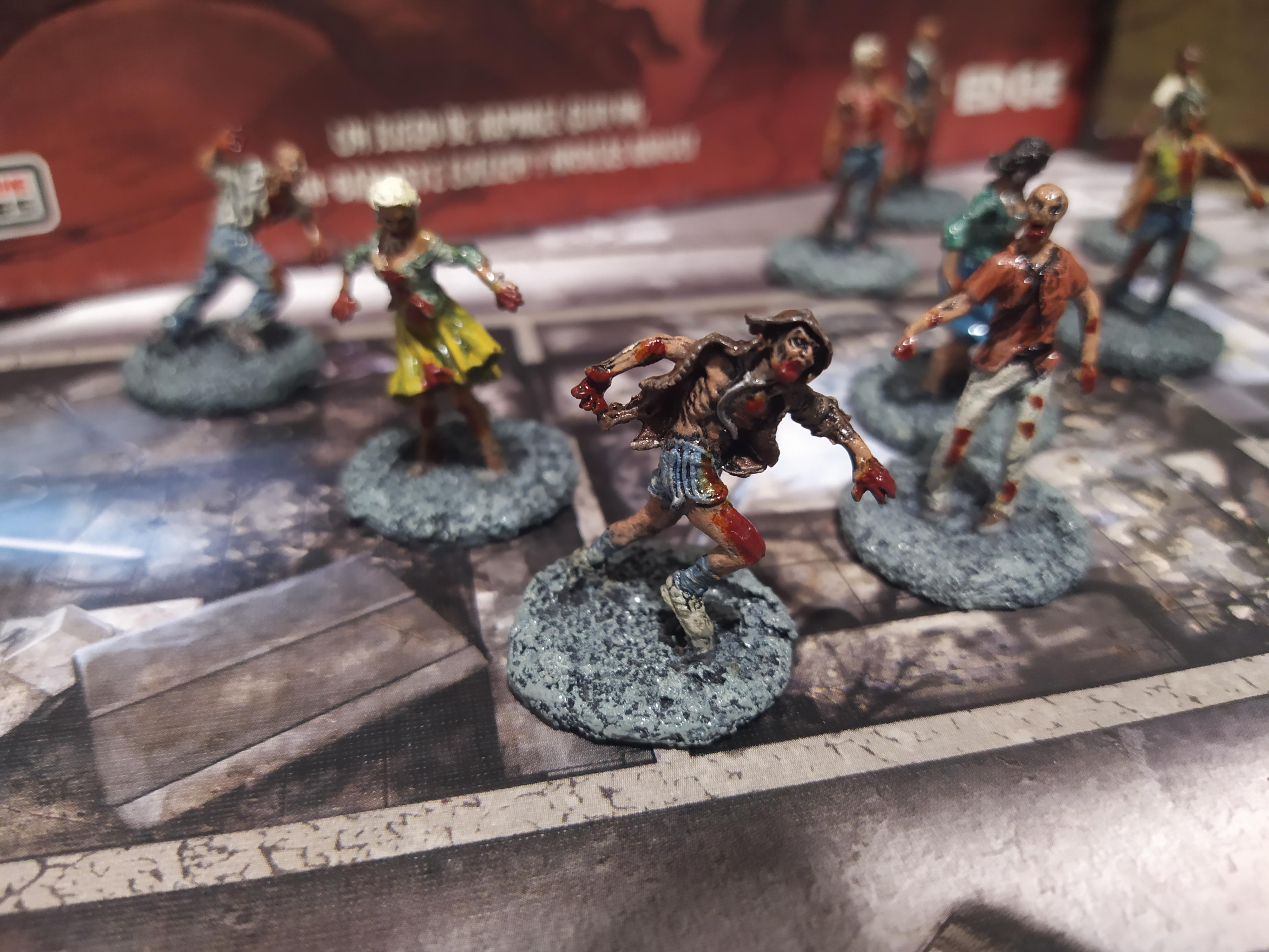 My friend's dad asked me to paint some of my Zombies. I think they look great! | Scrolller