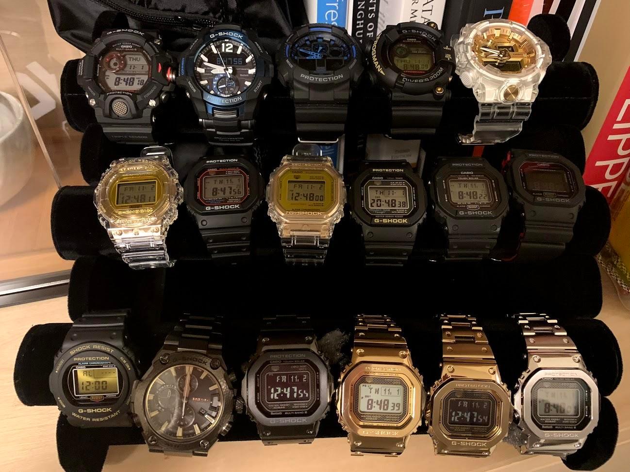 My G-Shock Collection | Scrolller