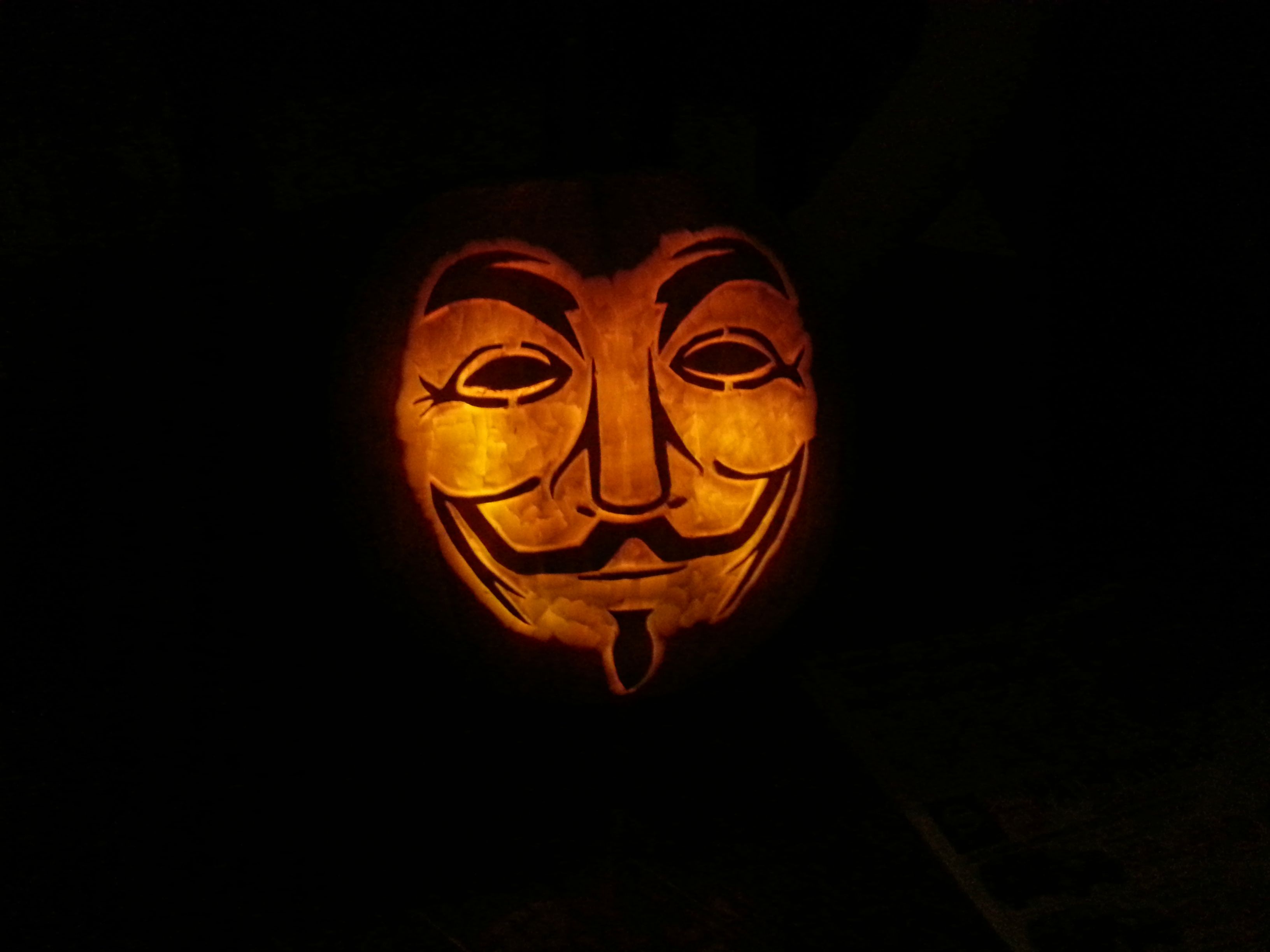 My Guy Fawkes Pumpkin | Scrolller