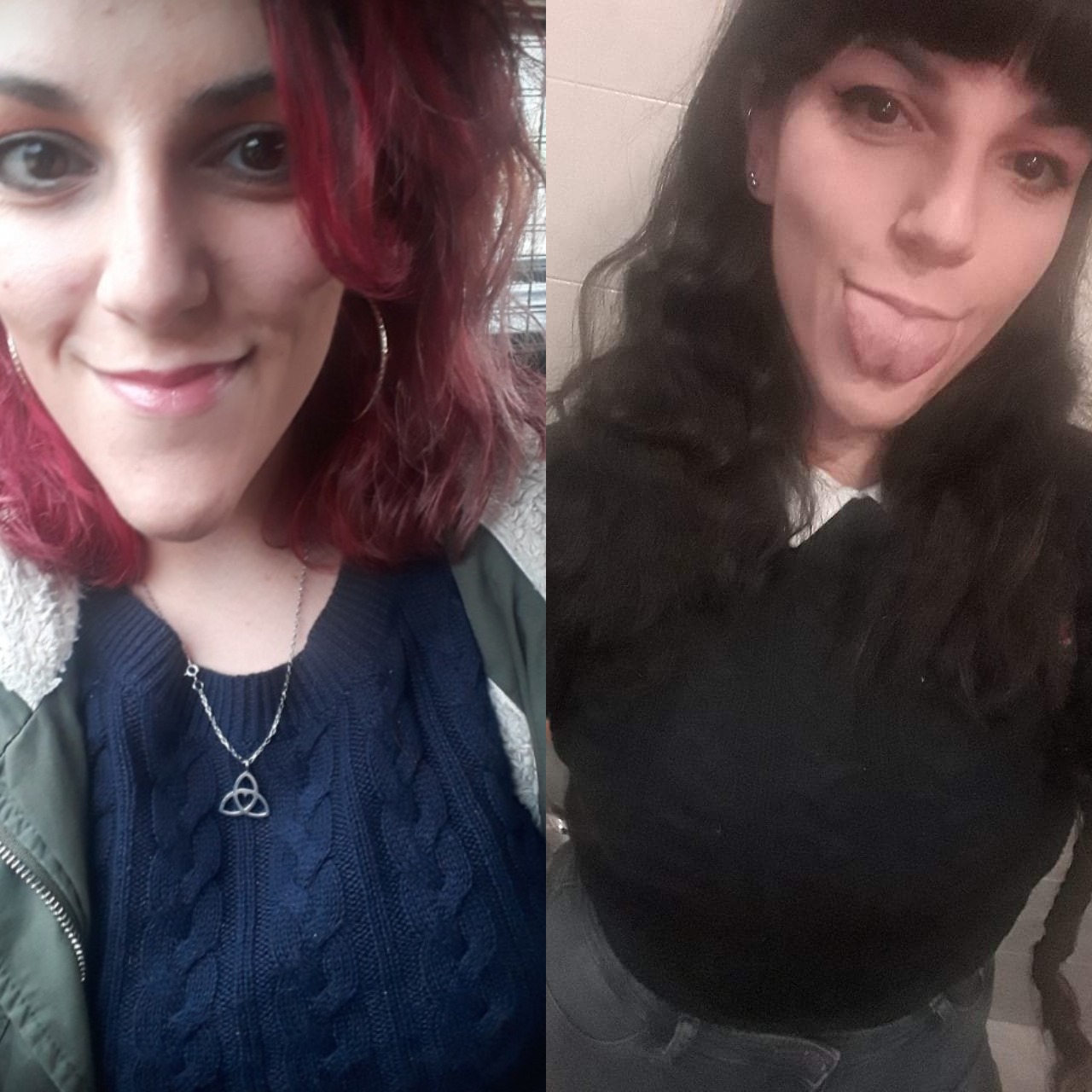 My hair after exactly one year of letting it grow without dying it | Scrolller